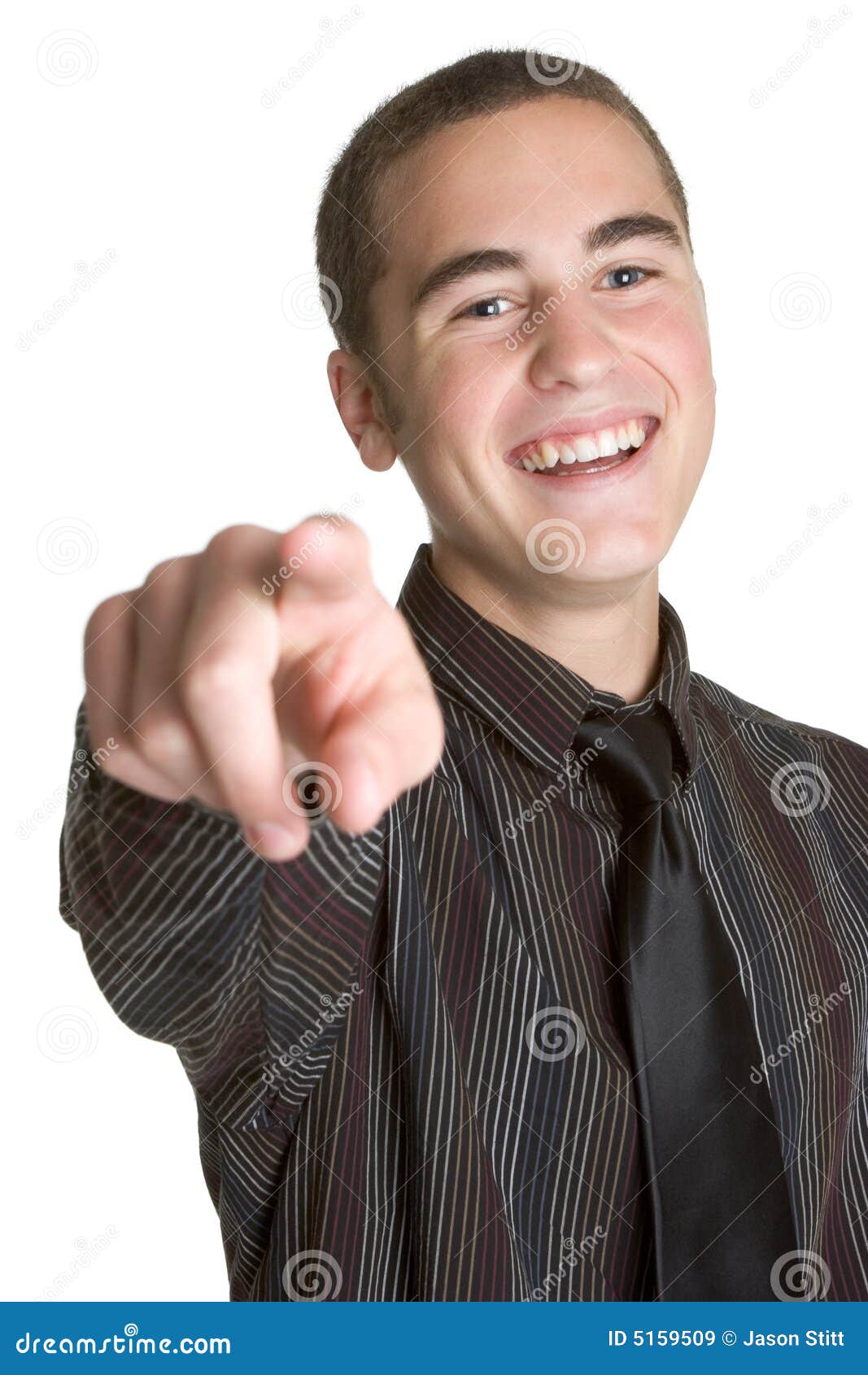 Homem apontando imagem de stock. Imagem de homens, dedo - 5159509