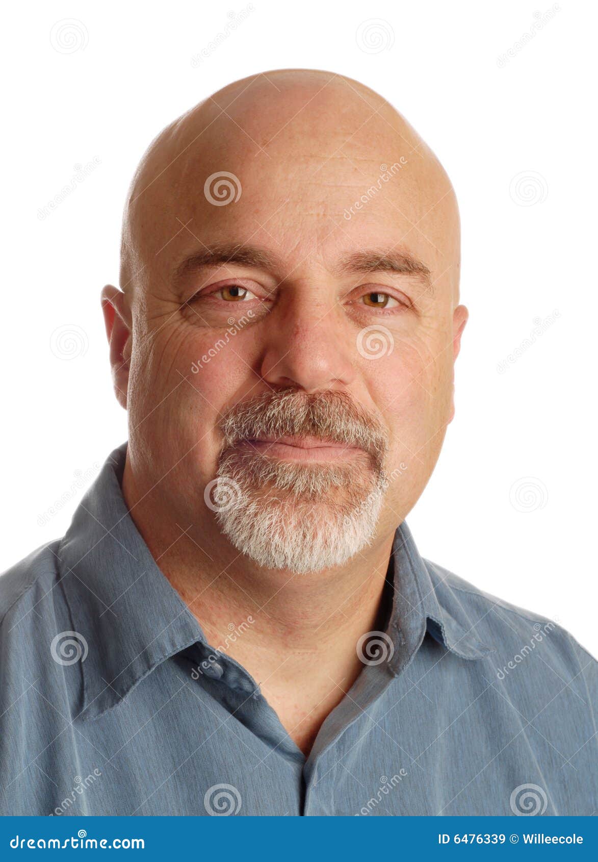Homem calvo imagem de stock. Imagem de pessoa, forte, ocasional - 6476339