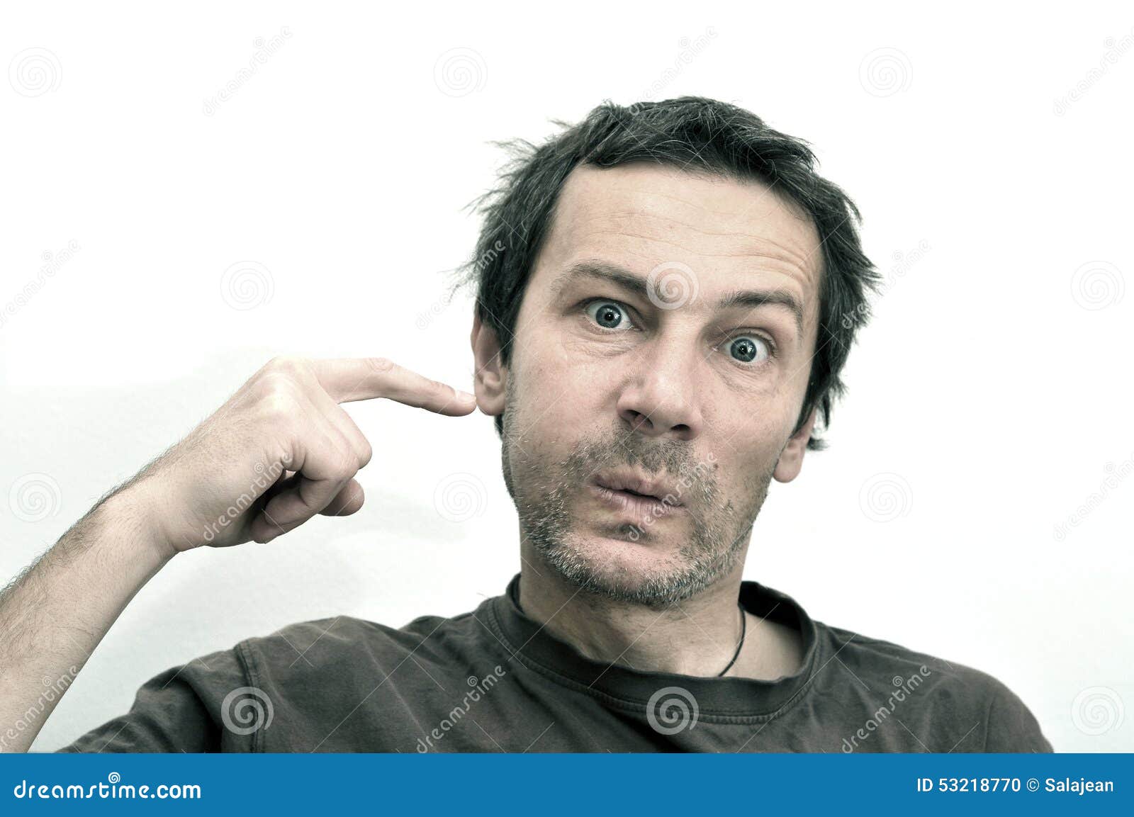 Homem Com a Cara Inchada Que Sofre Da Dor De Dente Foto de Stock ...