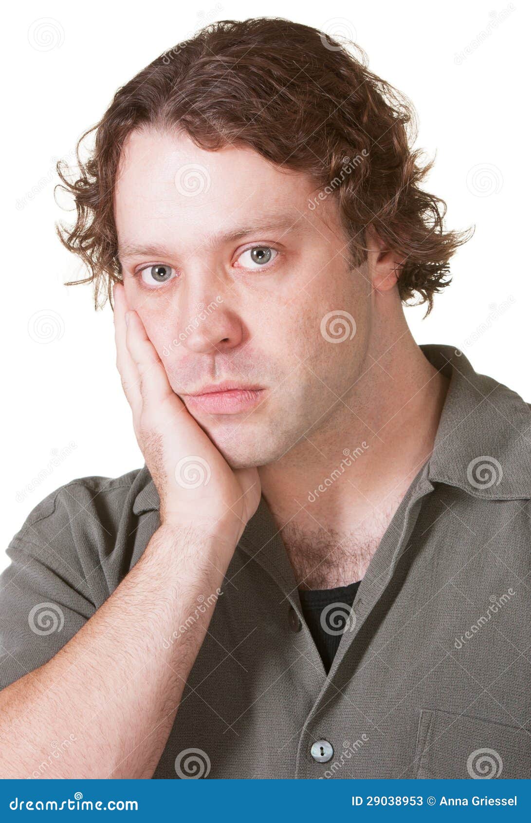 Homem com olhar fixo vazio imagem de stock. Imagem de sério - 29038953