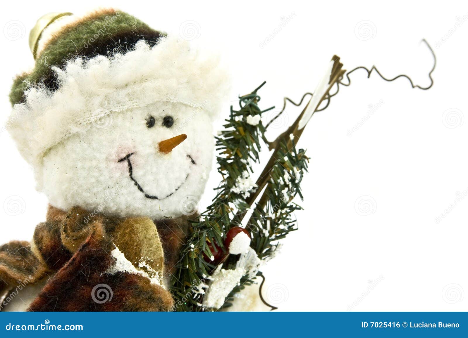 Homem da neve foto de stock. Imagem de brinquedo, inverno - 7025416