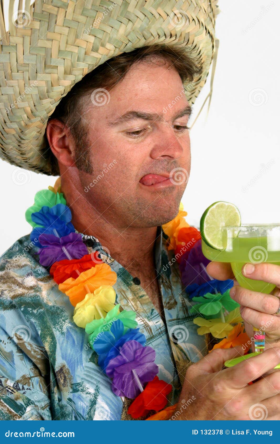 Homem De Margarita - Sedento Foto de Stock - Imagem de zumbido ...