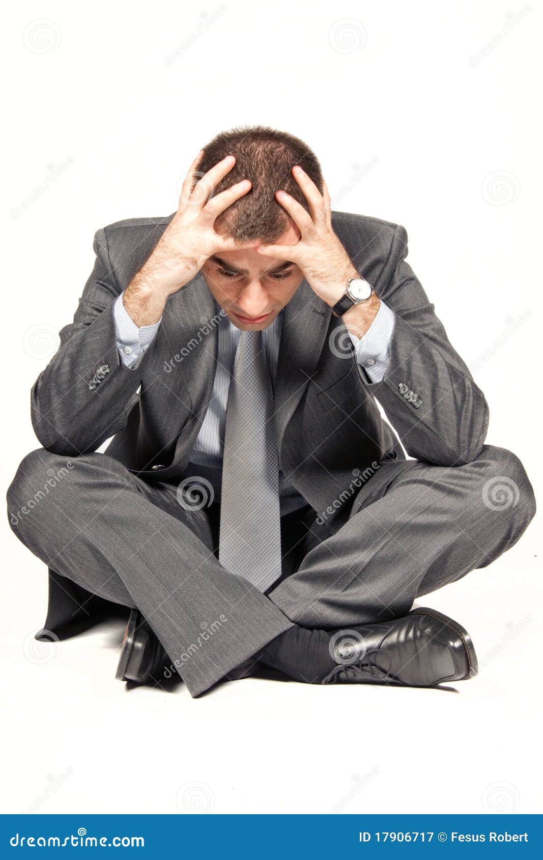 Homem De Negócios Preocupado Imagem de Stock - Imagem de adultos ...