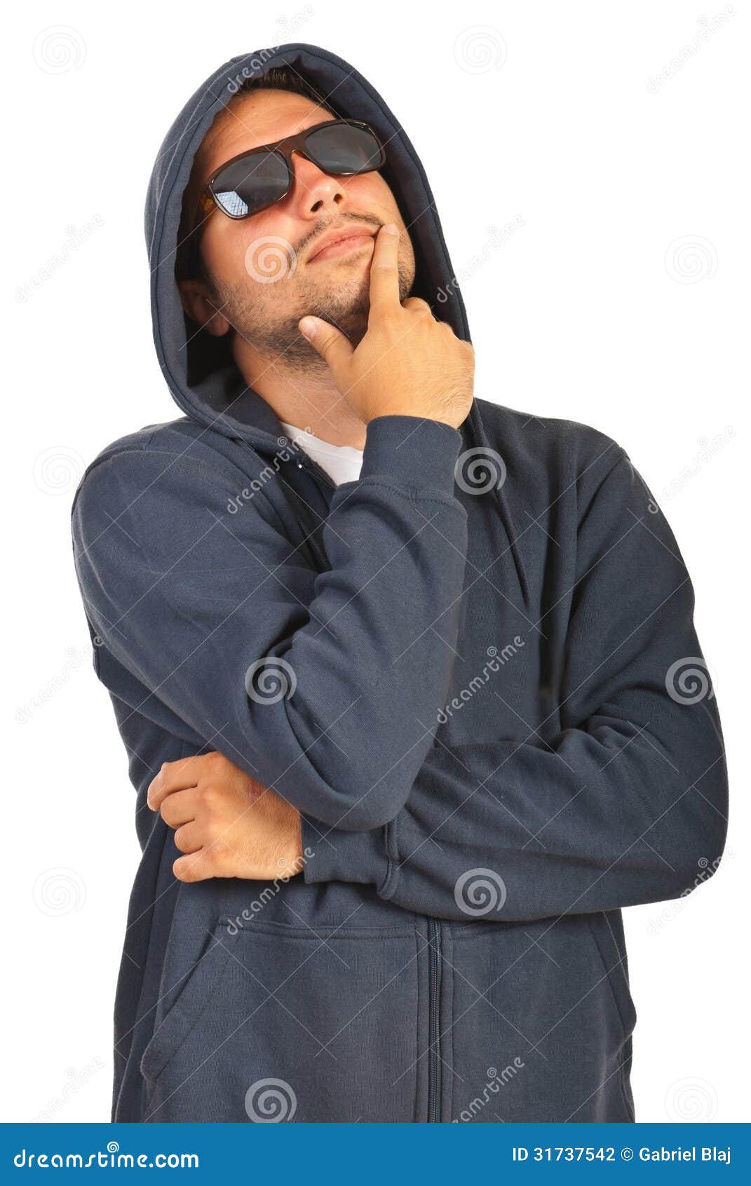 Homem De Pensamento Do Rapper Foto de Stock - Imagem de fungo, batida ...