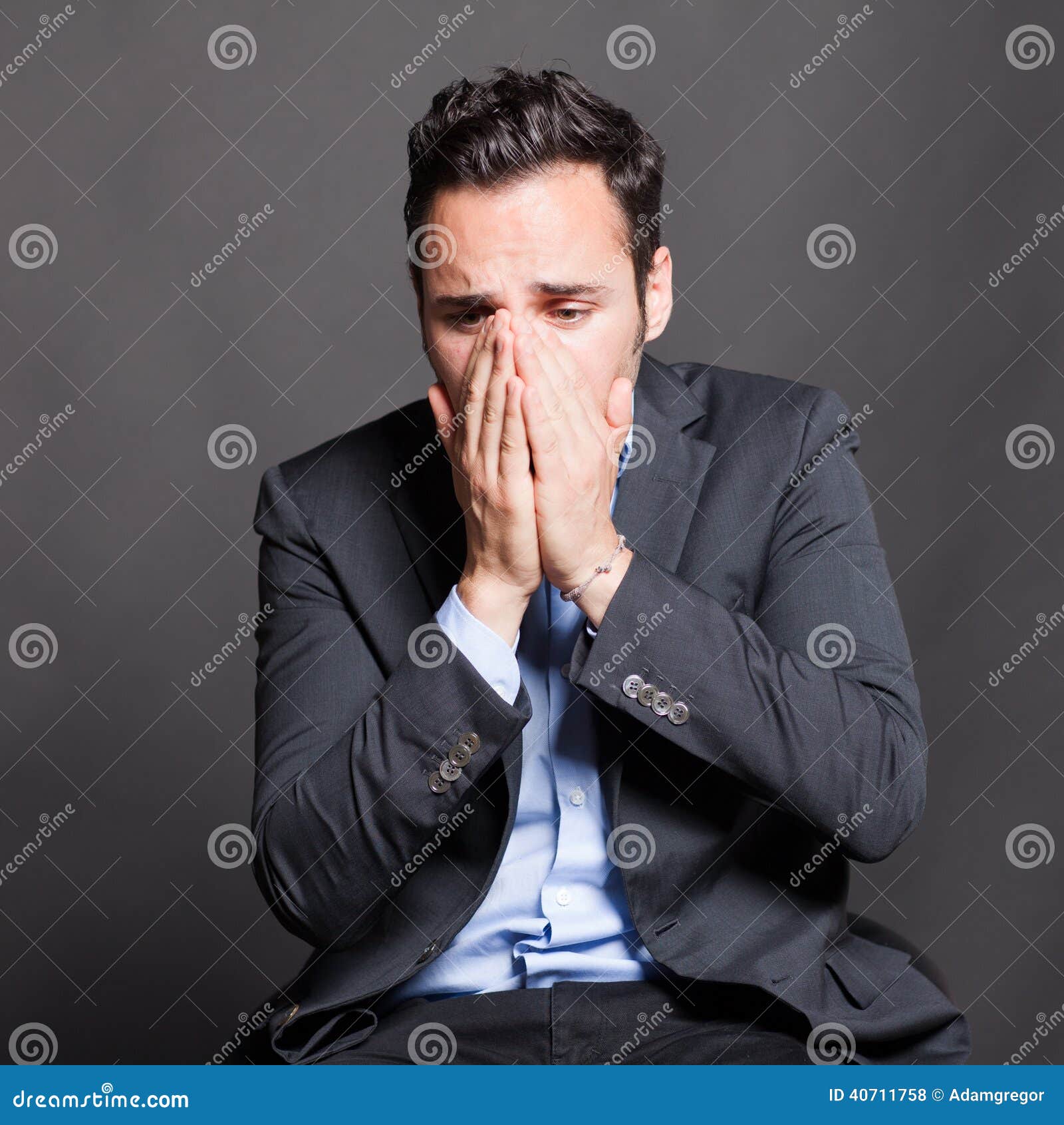 Homem Disappointed foto de stock. Imagem de desinteresse - 40711758