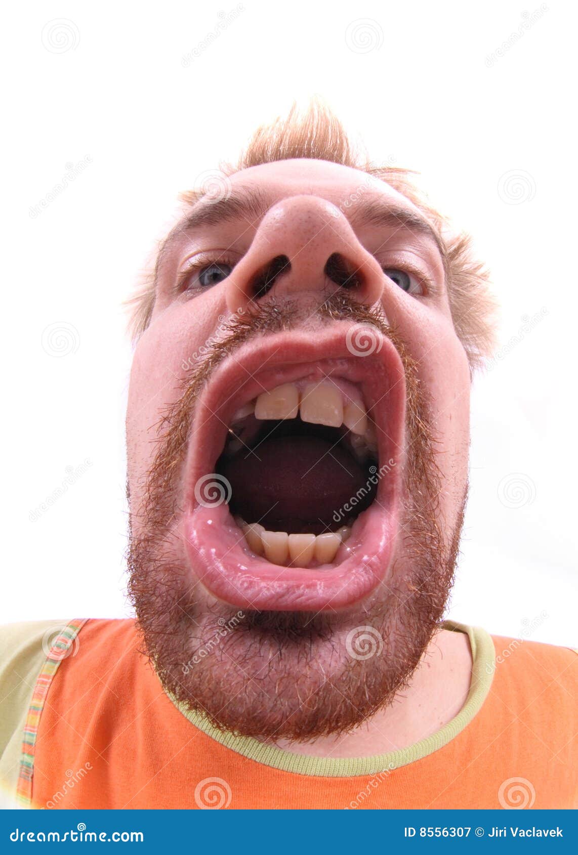 Homem feio imagem de stock. Imagem de sorriso, feio, isolado - 8556307