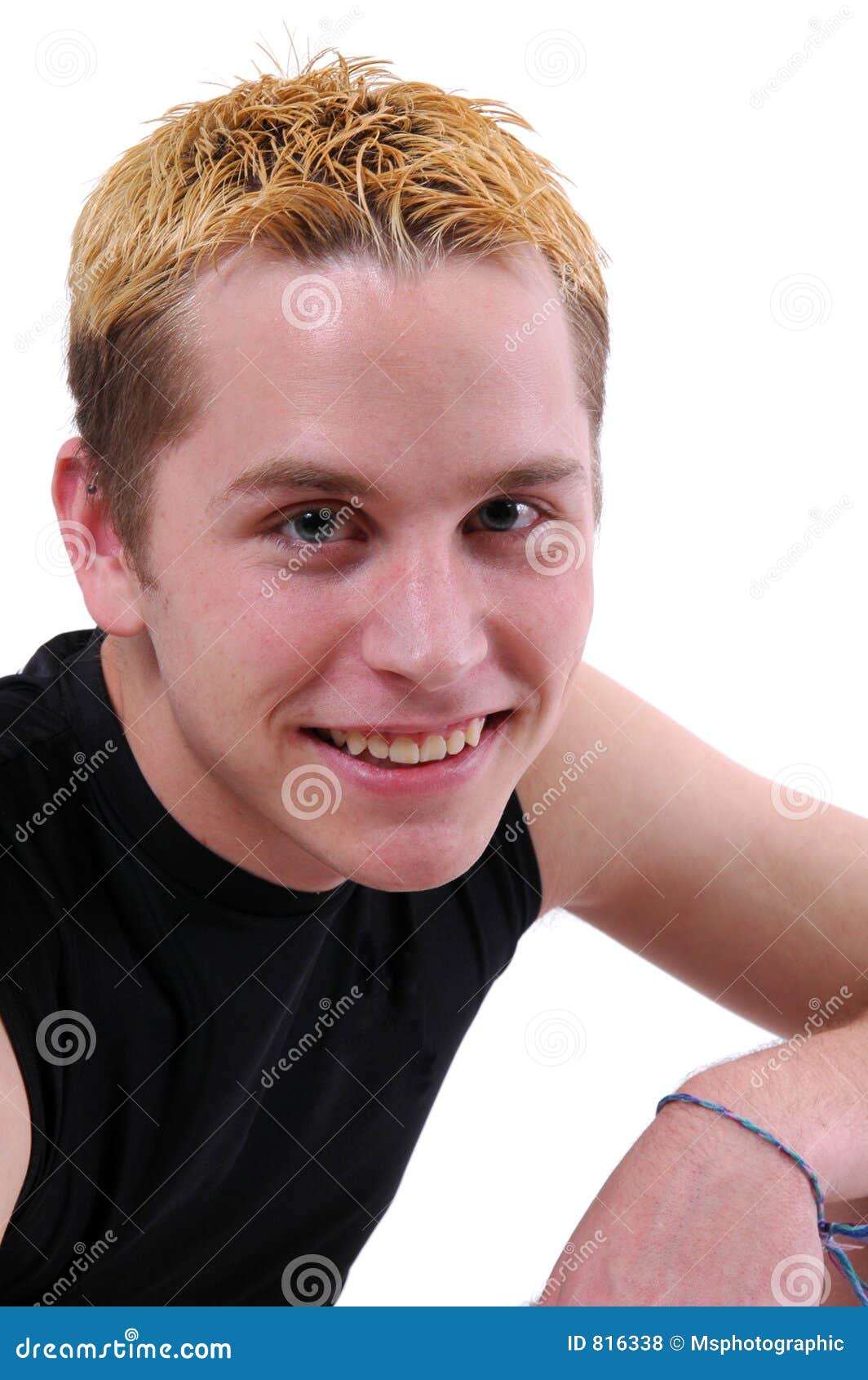 Homem feliz foto de stock. Imagem de cabelo, orelha, cara - 816338