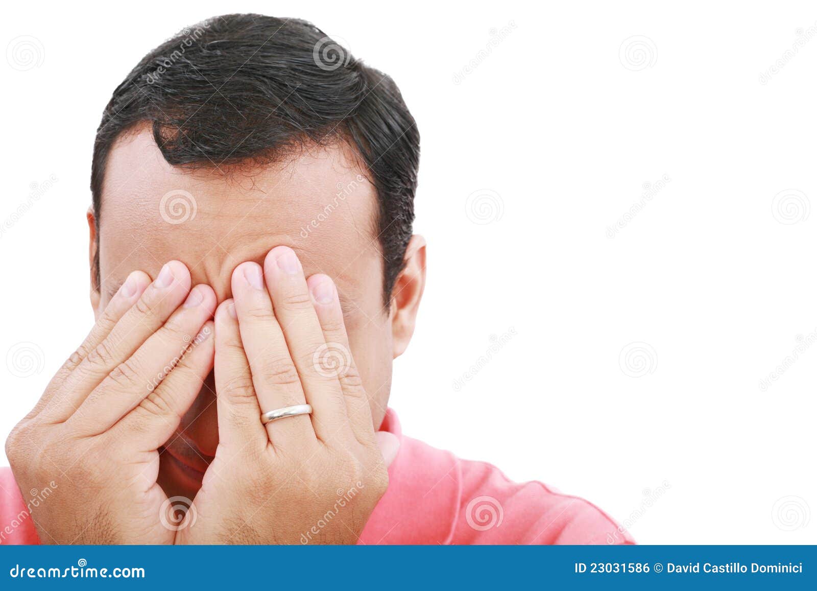 Homem frustrado foto de stock. Imagem de perda, emocional - 23031586