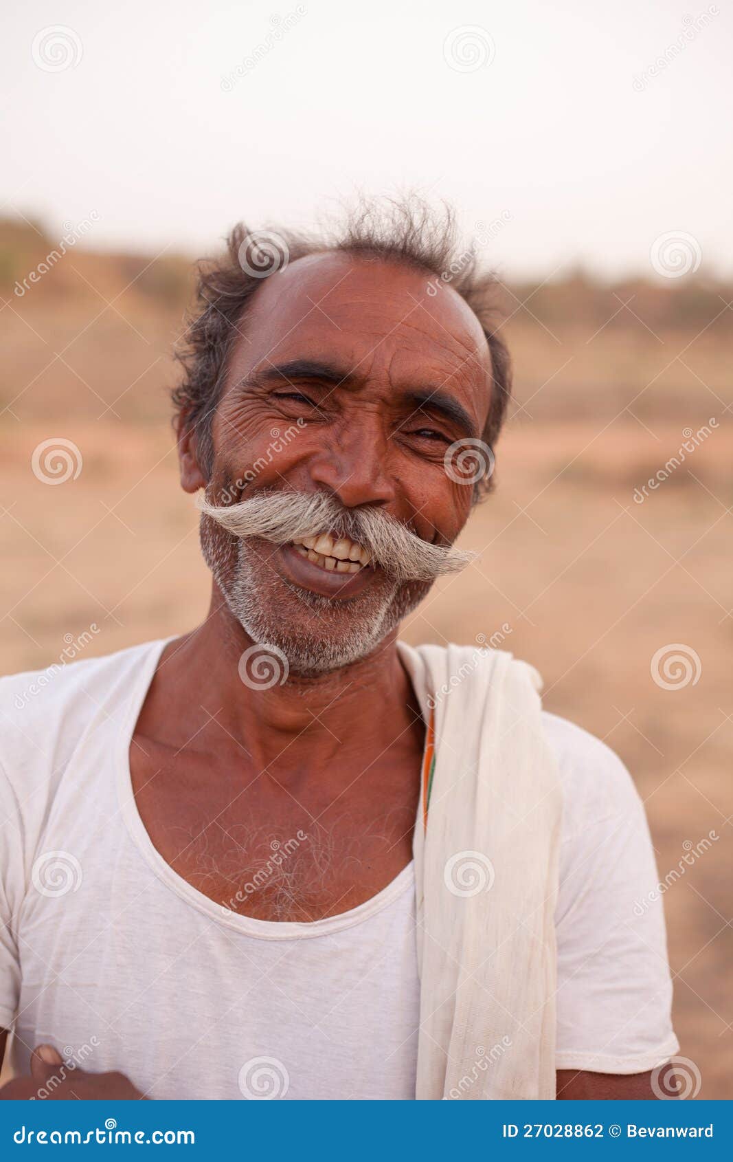 Homem Indiano Com Moustache Do Guiador Fotografia Editorial - Imagem de ...