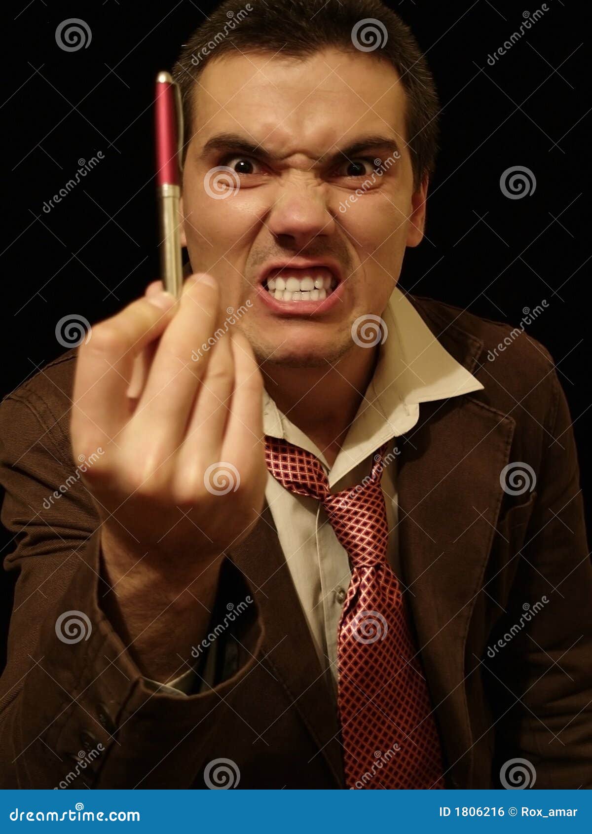 Homem irritado foto de stock. Imagem de possibilidade - 1806216