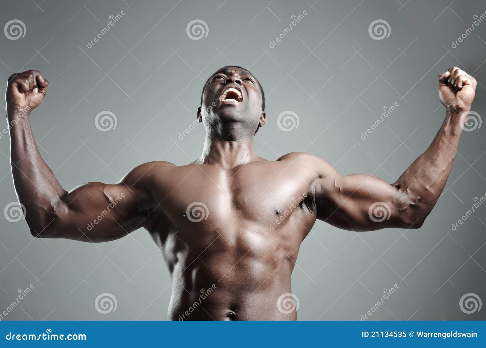 Homem macho imagem de stock. Imagem de levantado, caixa - 21134535