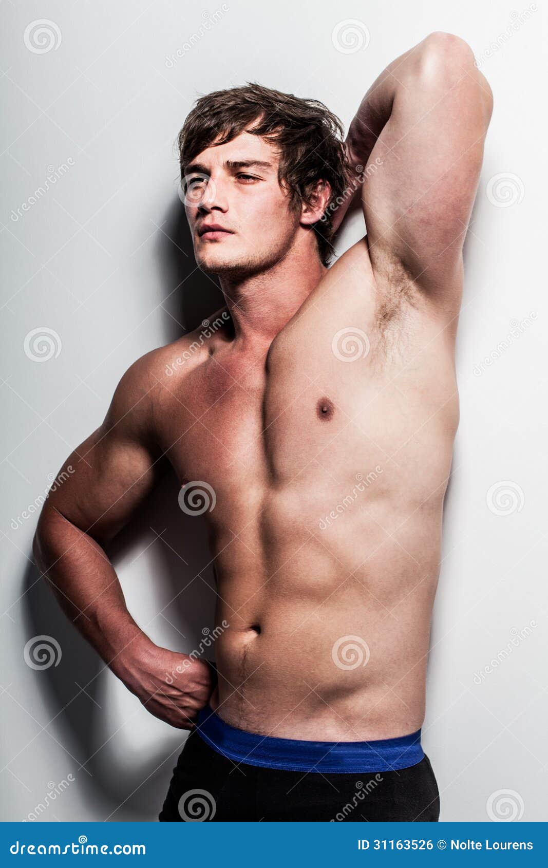 Homem modelo foto de stock. Imagem de bronzeado, pessoa - 31163526