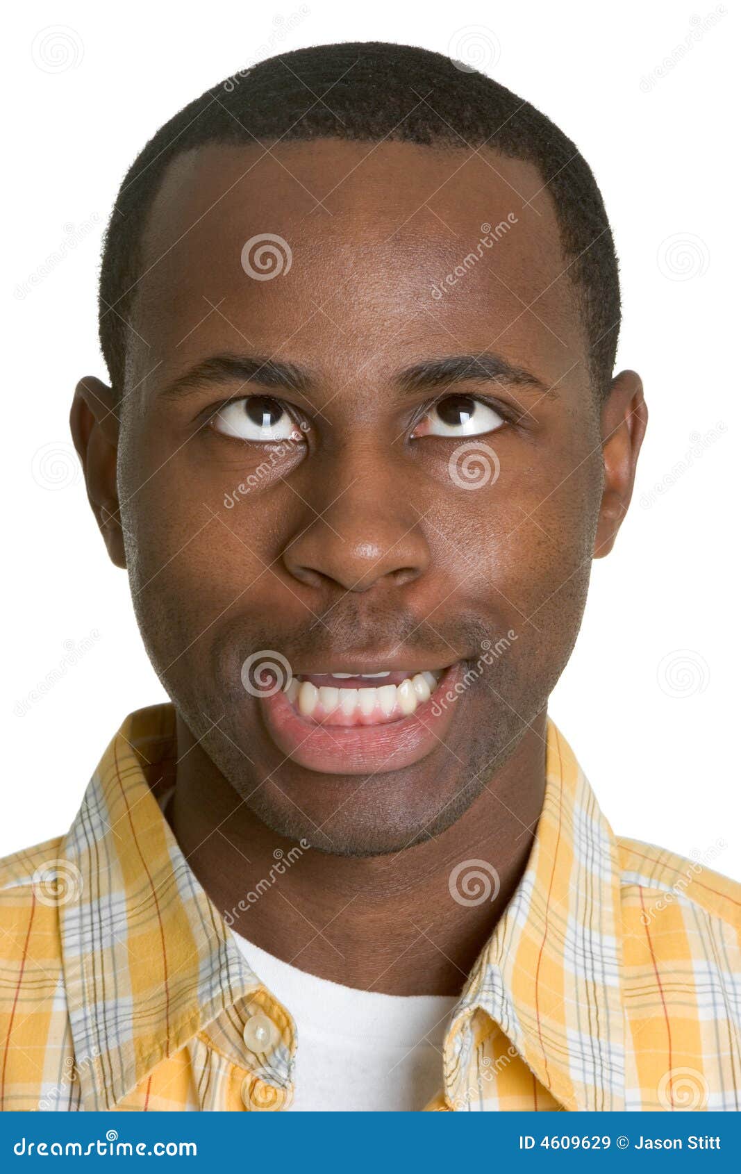 Homem pateta da face imagem de stock. Imagem de retrato - 4609629