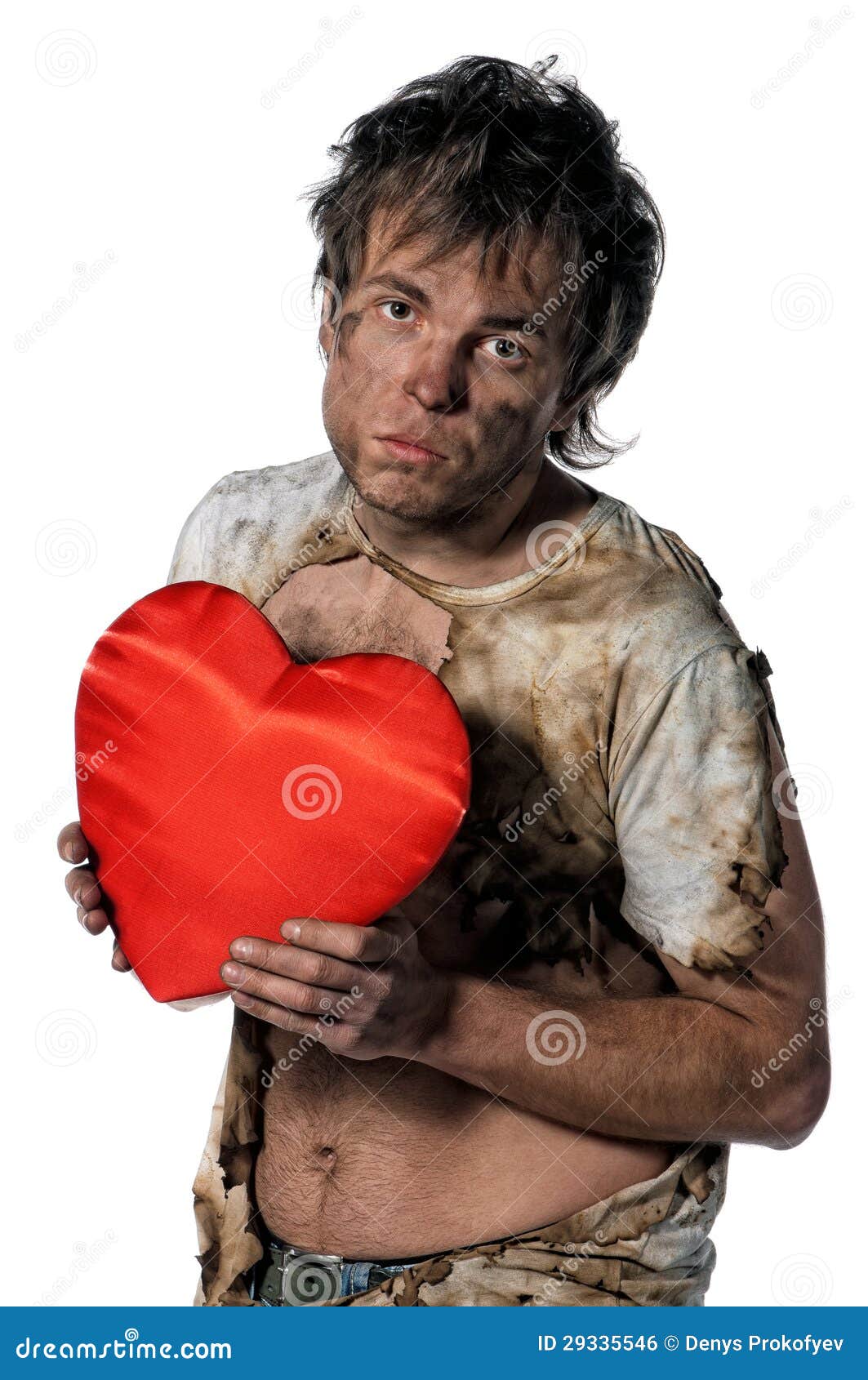 Homem queimado foto de stock. Imagem de presente, conceito - 29335546