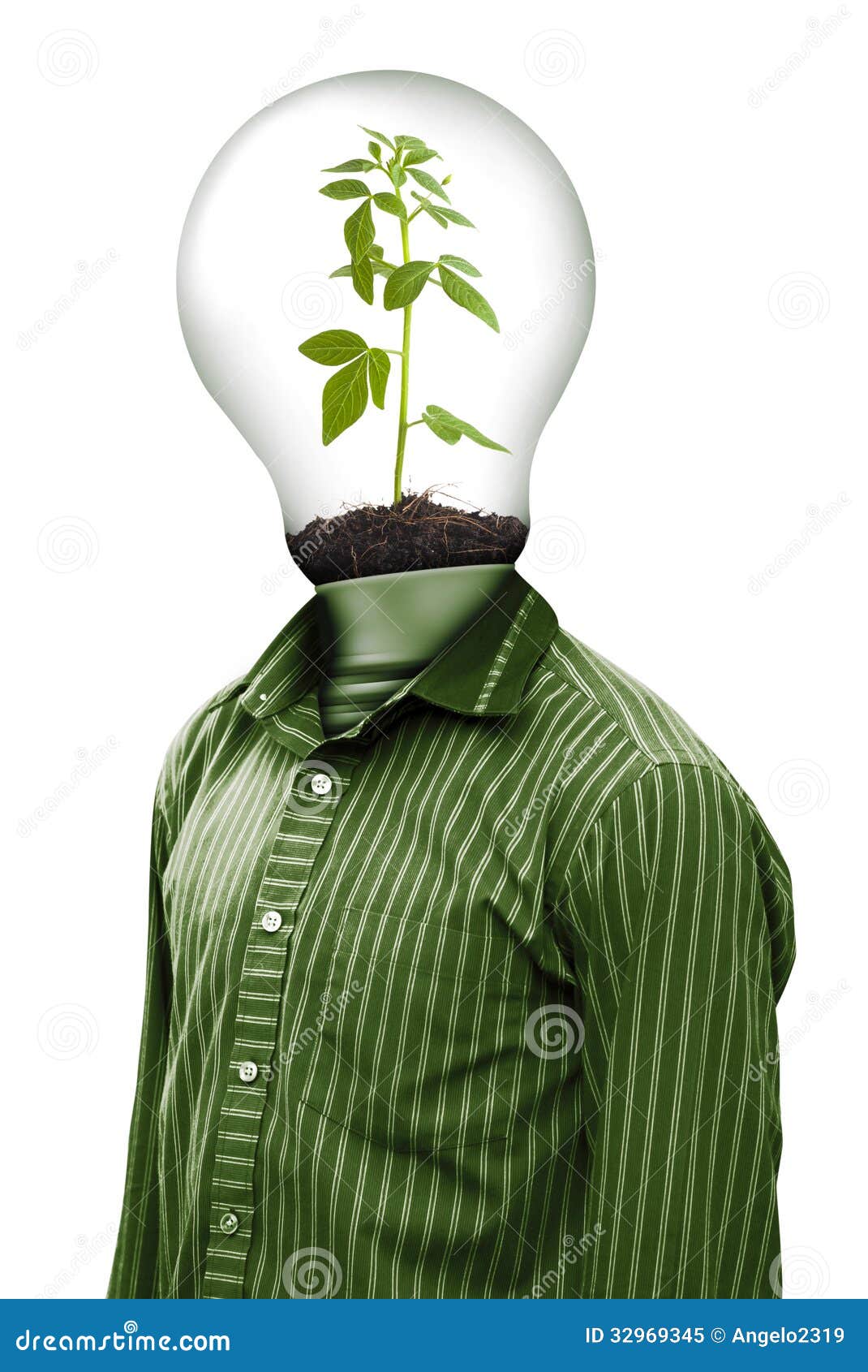 Homem verde imagem de stock. Imagem de macho, energia - 32969345