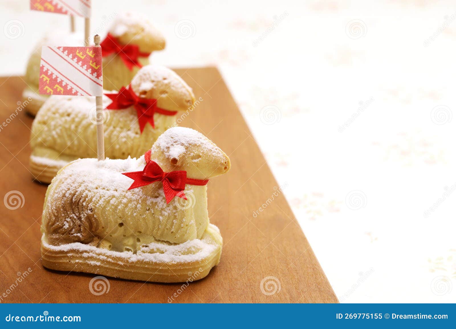 Homemade Agneau Pascal, Easter Lamb Cake Stock Image - Image of ...