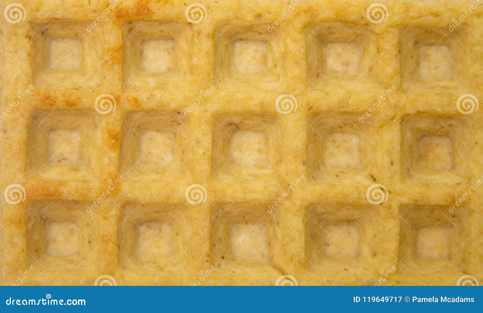 A Rectangular Waffle stock image. Image of belgian, homemade - 119649717