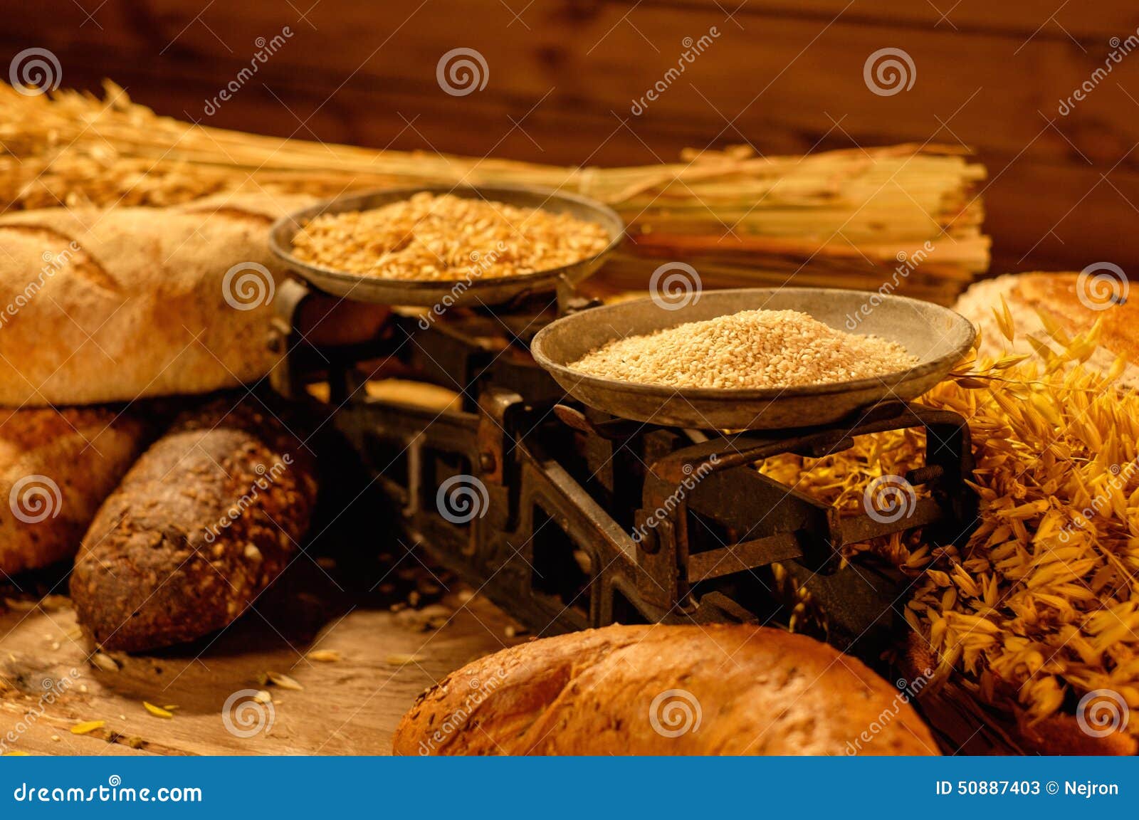 Homemade baked goods stock image. Image of flour, grain - 50887403