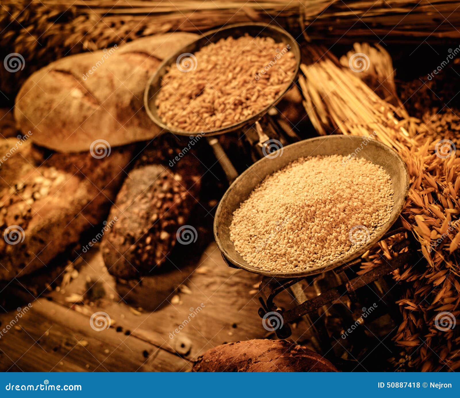 Homemade baked goods stock photo. Image of barley, home - 50887418