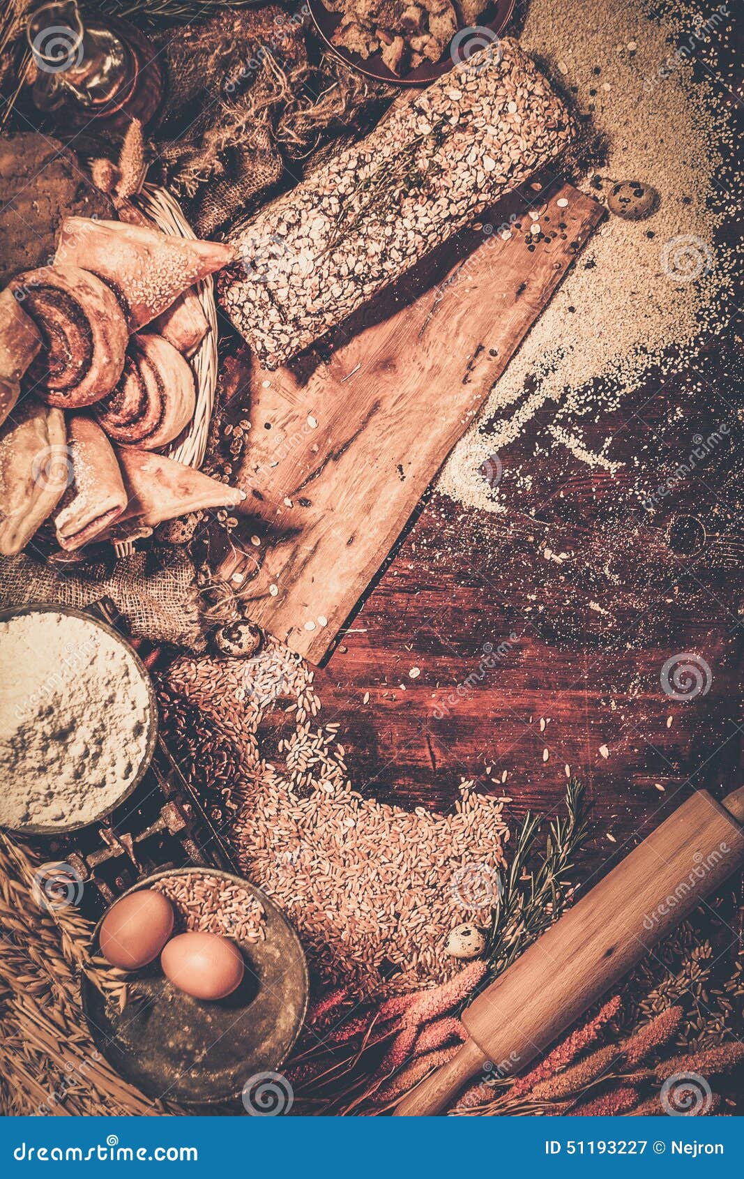 Homemade baked goods stock image. Image of food, bake - 51193227