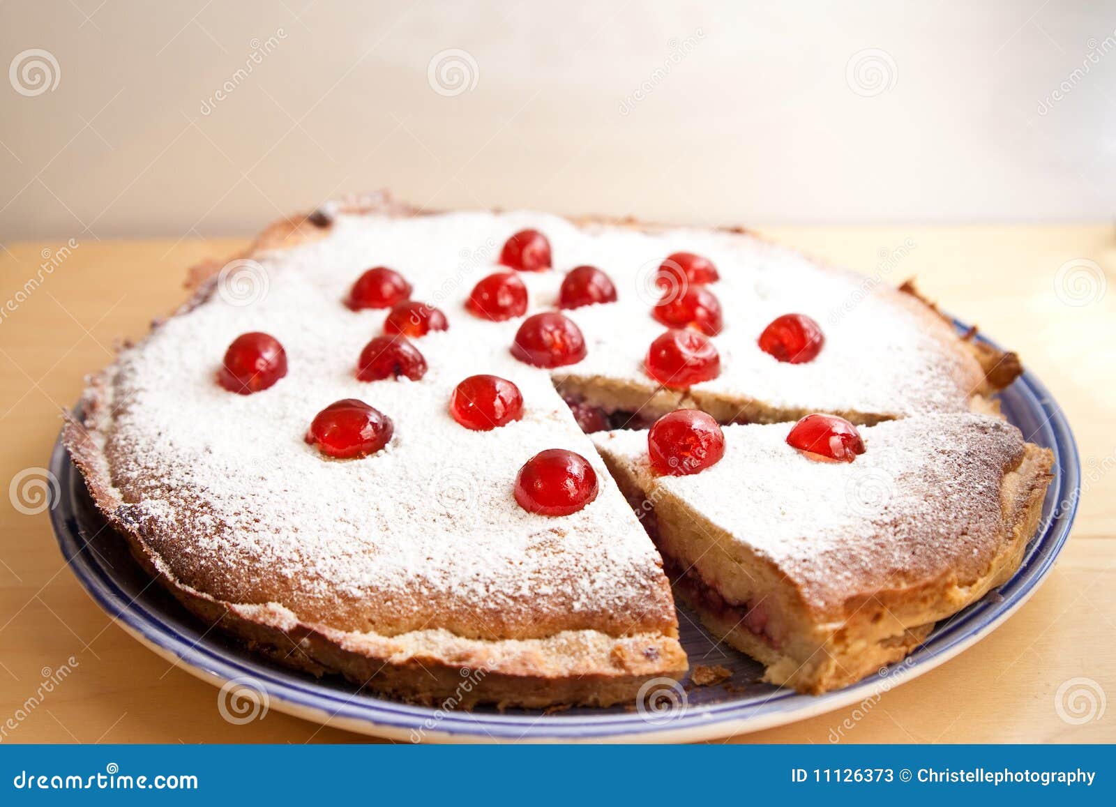 Homemade bakewell pudding stock image. Image of afternoon - 11126373