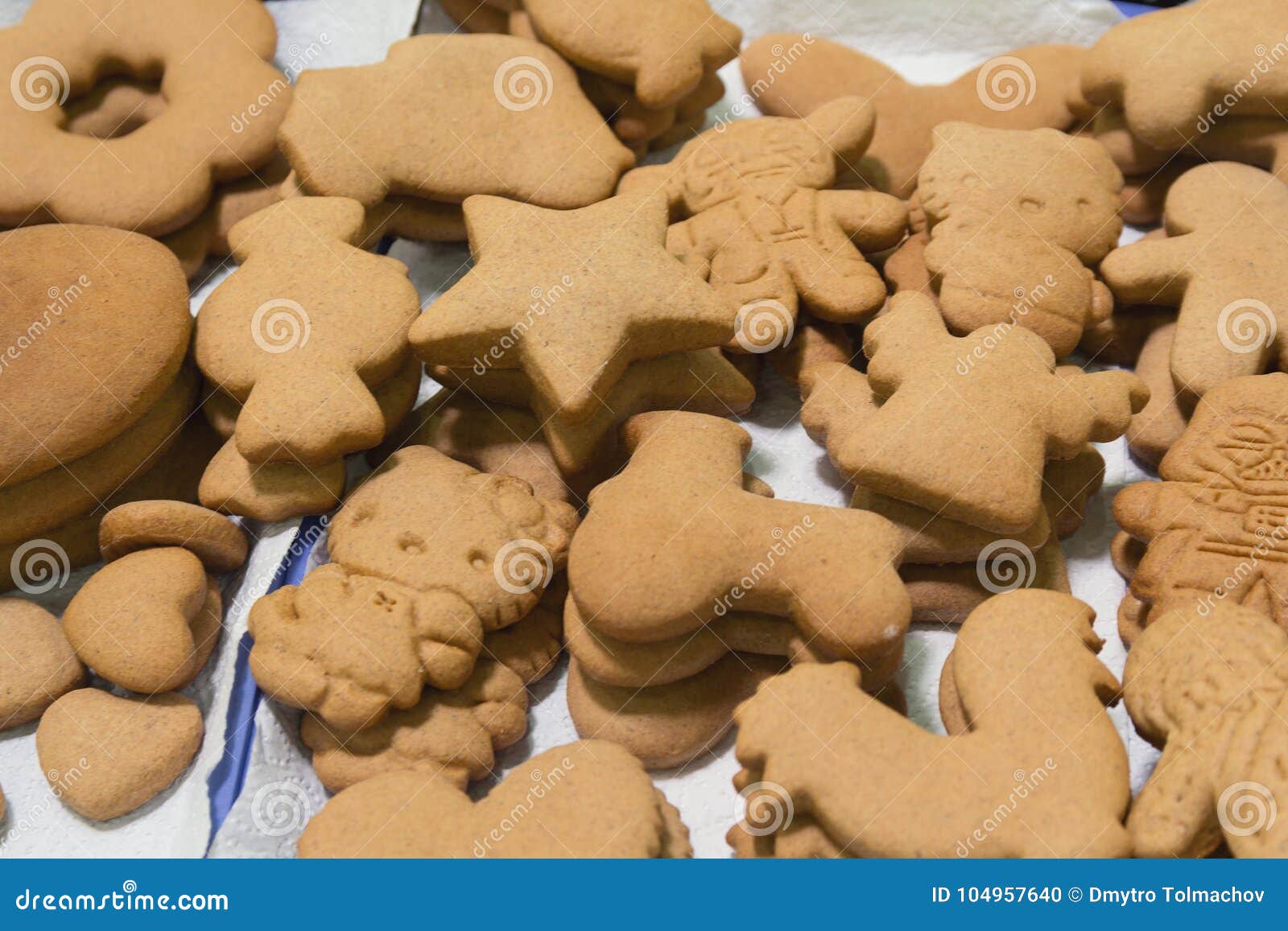 Homemade Baking of Different Shapes on the Table Stock Photo - Image of ...