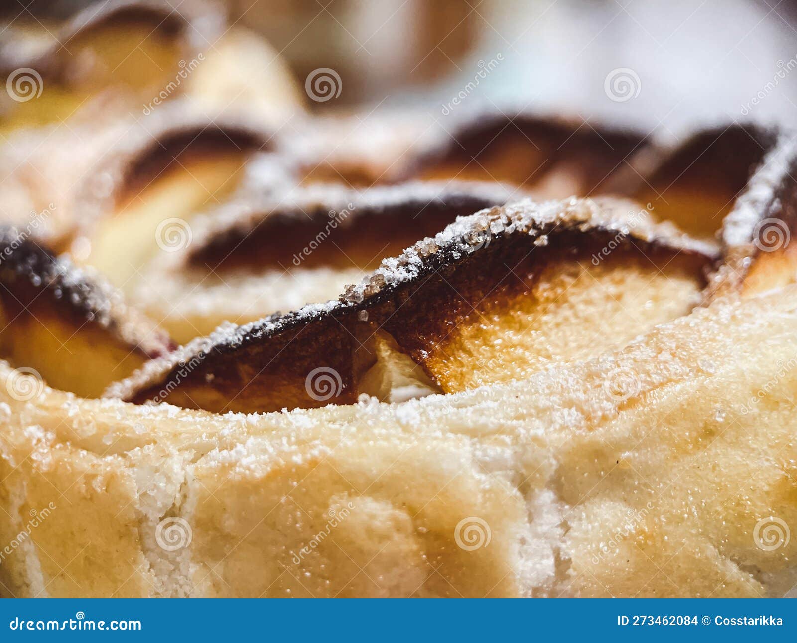 Homemade Baking, Macro View, Baked Dough Texture Stock Photo - Image of ...