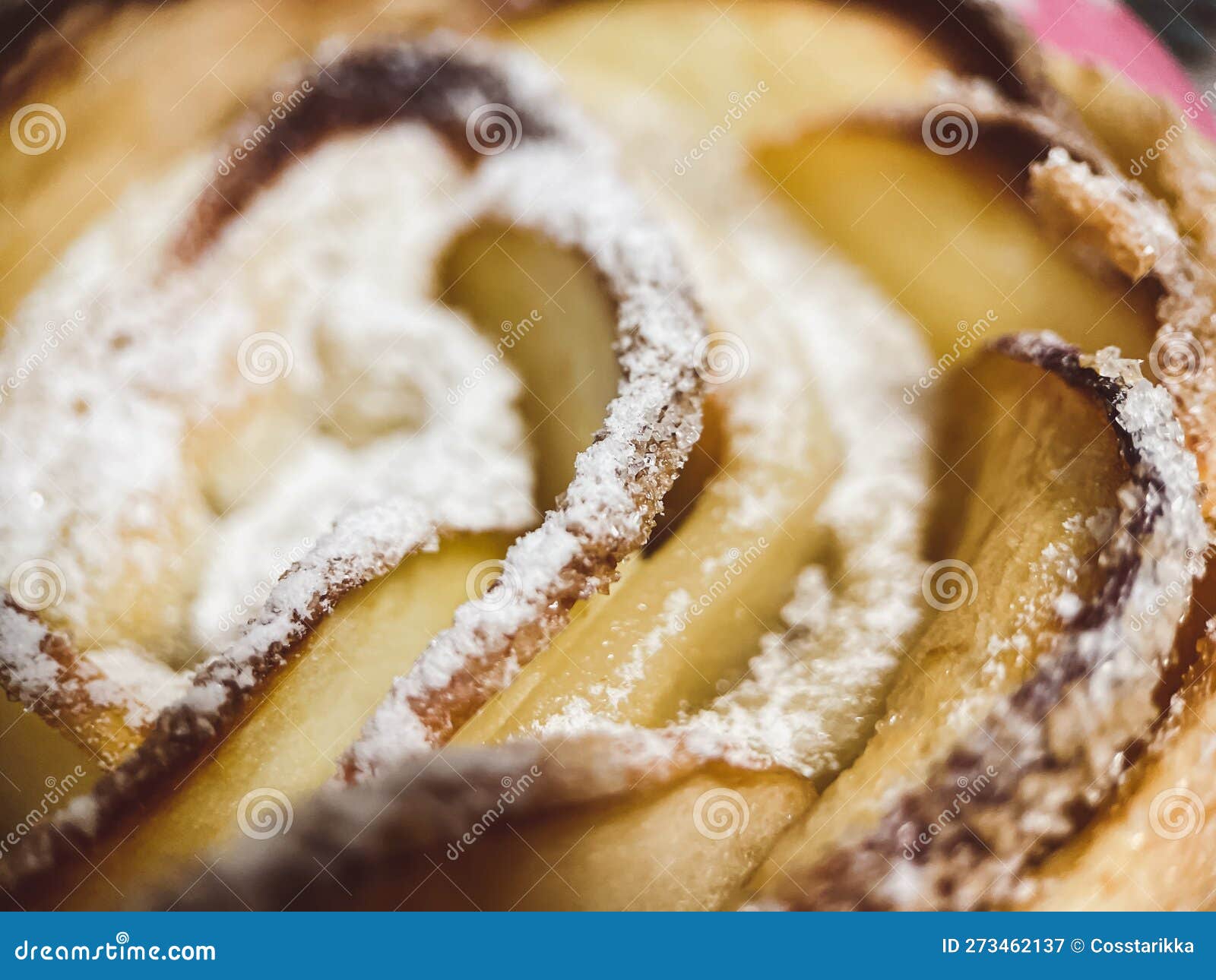 Homemade Baking, Macro View, Baked Dough Texture Stock Image - Image of ...