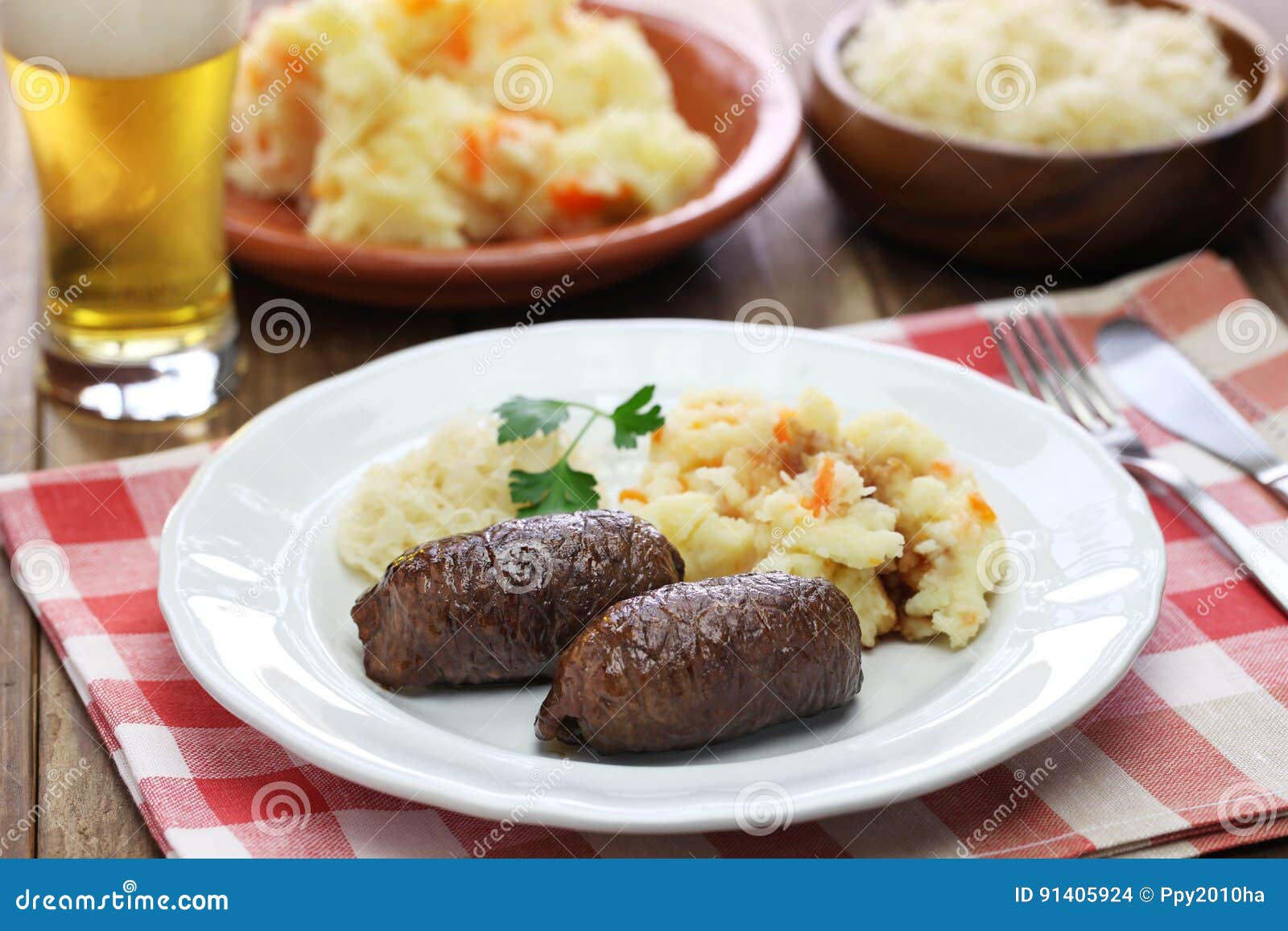 Homemade Beef Roll, Dutch Cuisine Stock Photo - Image of wrapped, dutch ...