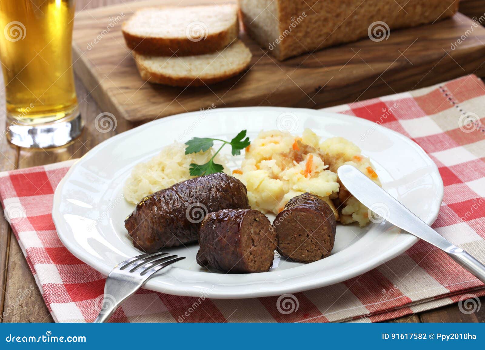 Homemade Beef Roll, Rundervink Stock Photo - Image of meat, dish: 91617582