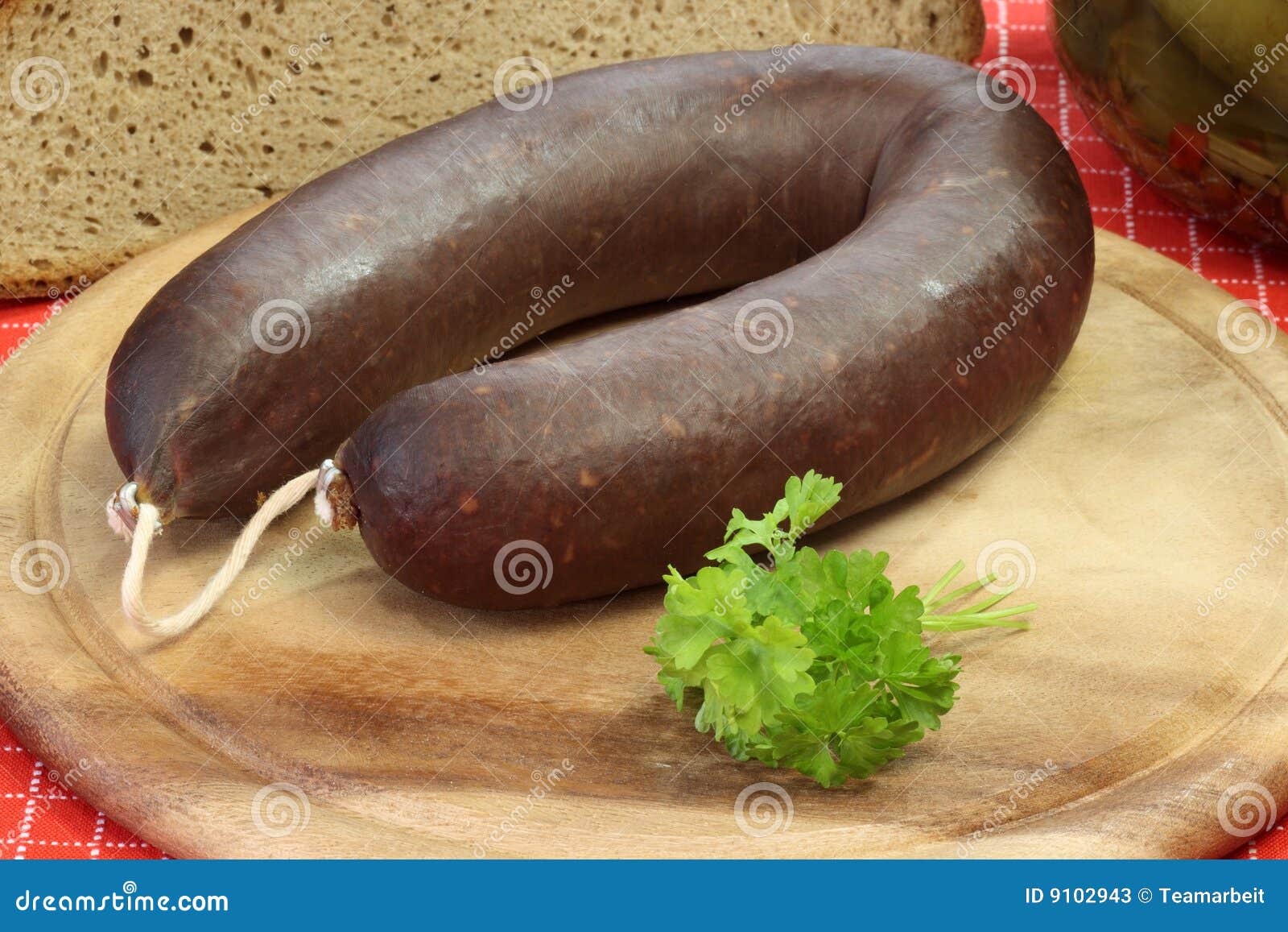 Homemade blood pudding stock image. Image of sausage, blood - 9102943