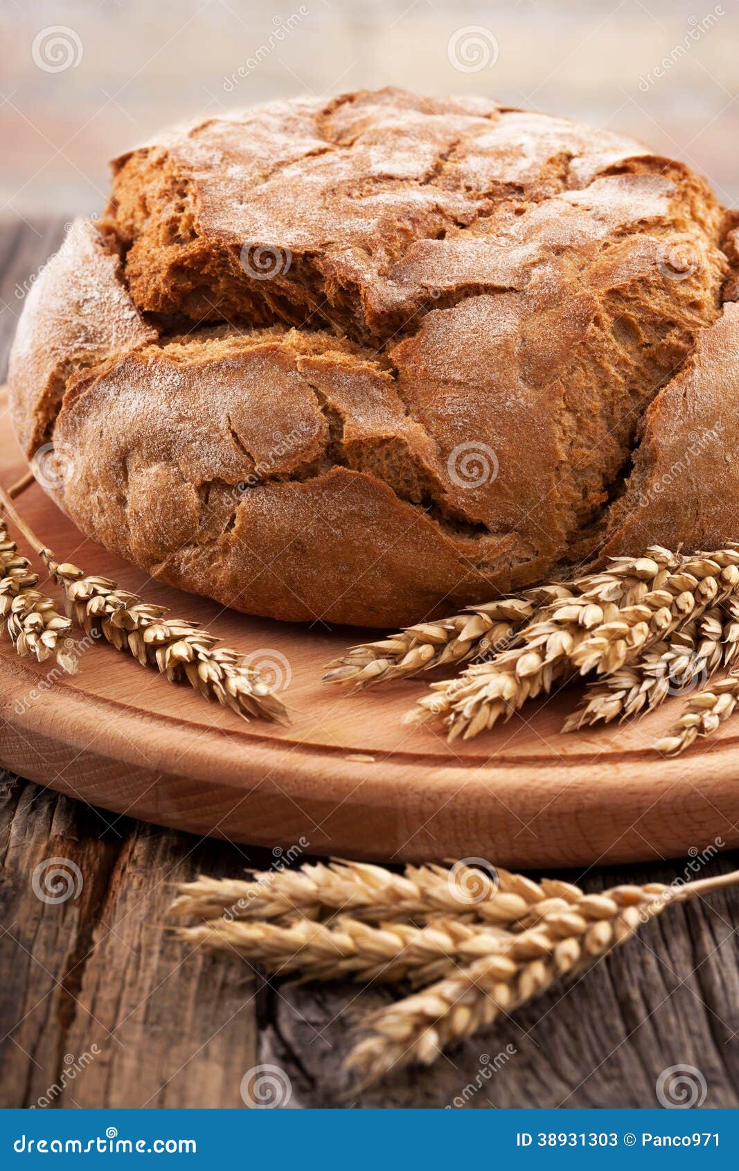 Homemade bread stock image. Image of brown, healthy, objects - 38931303