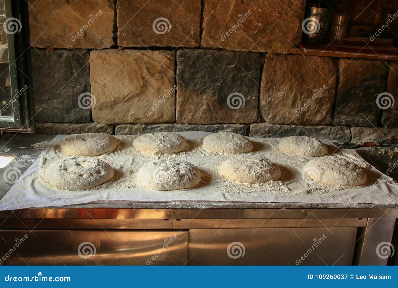 Homemade Bread Ready for Baking Stock Image - Image of ready, tasty ...