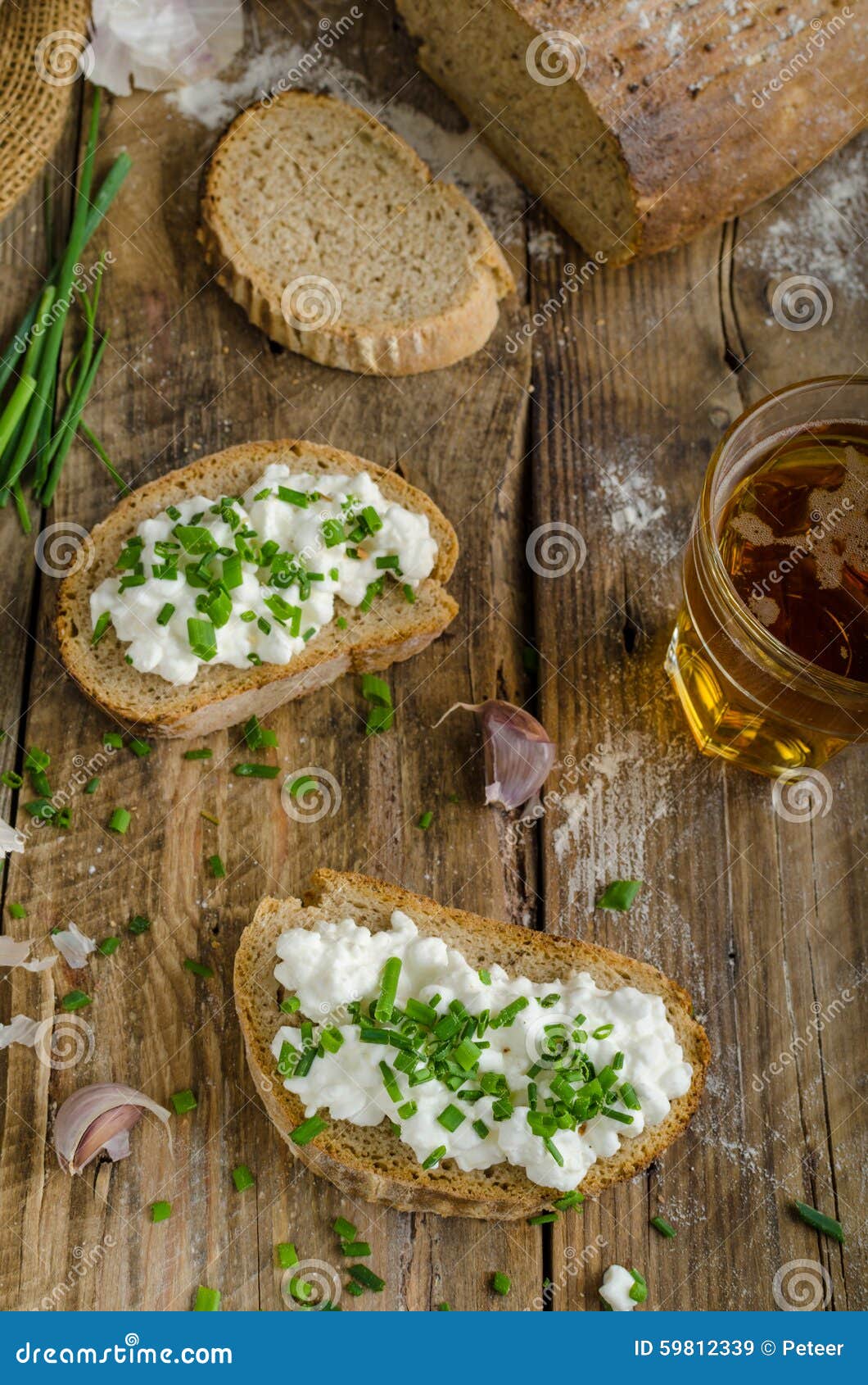 Homemade bread with spread stock image. Image of healthy - 59812339