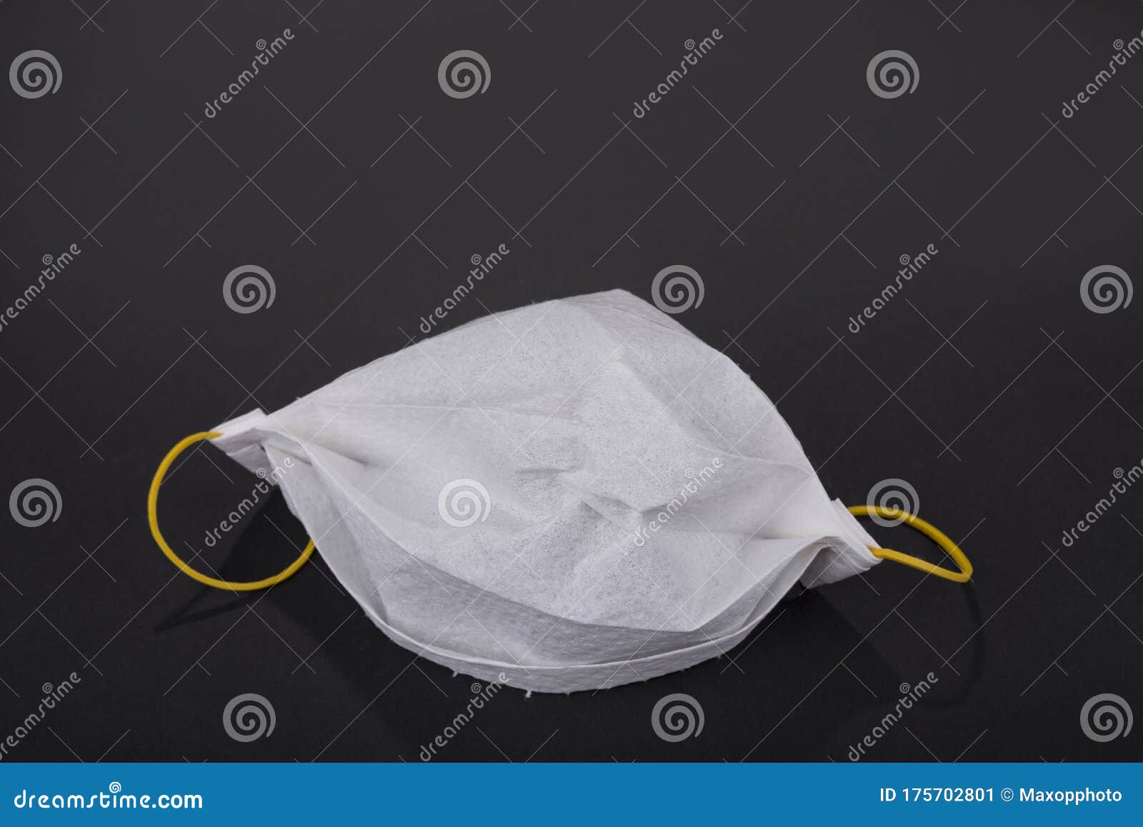 Homemade Breathing Mask from a Tissue Paper Stock Image - Image of ...