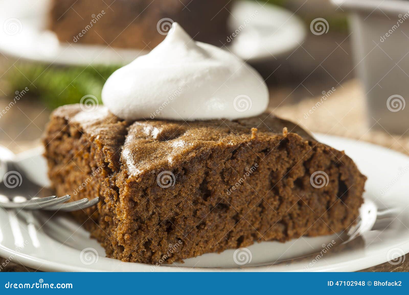 Homemade Brown Gingerbread Cake Stock Photo - Image of fresh, bread ...