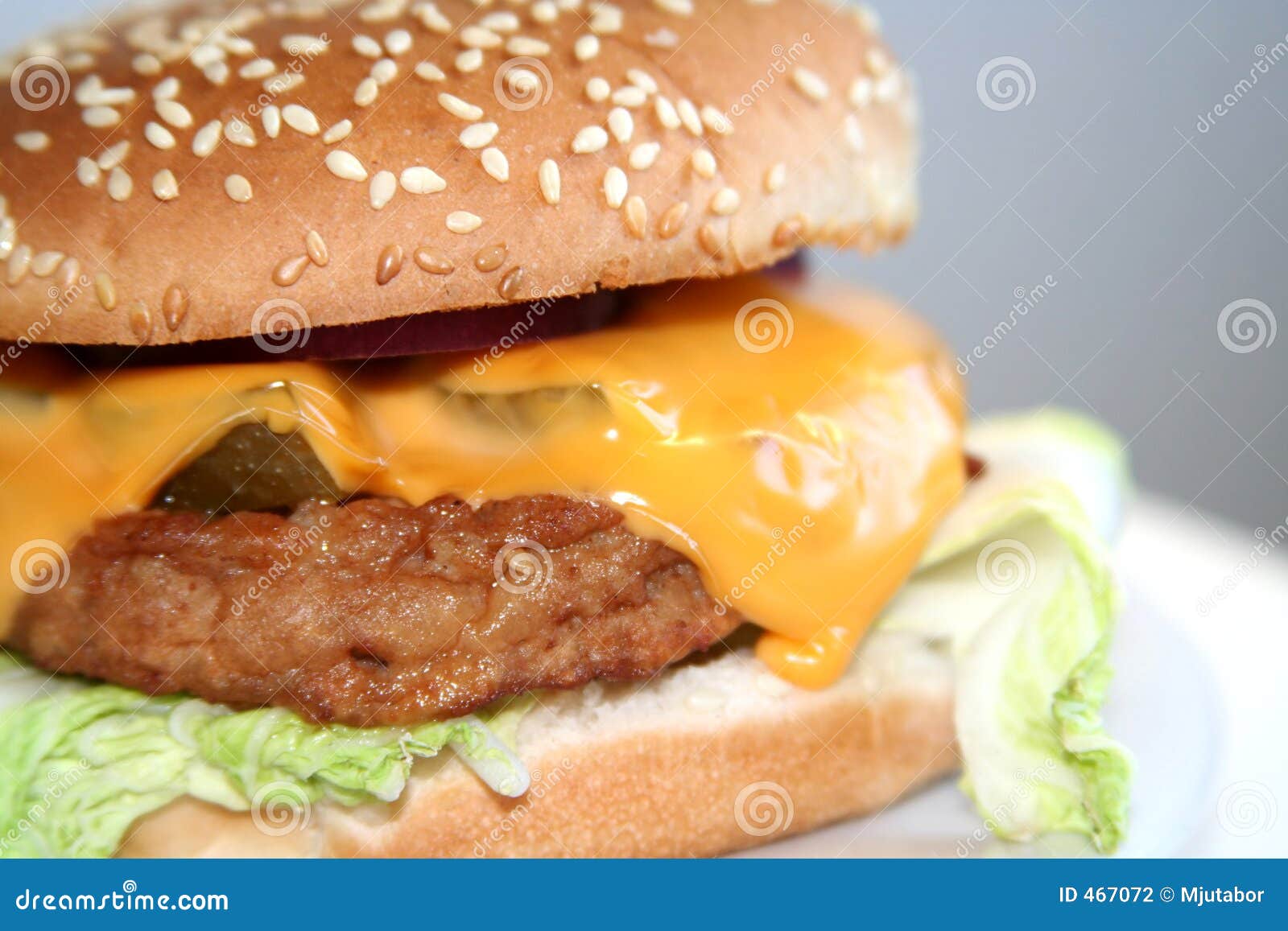 Homemade burger, close-up stock photo. Image of quick, snack - 467072