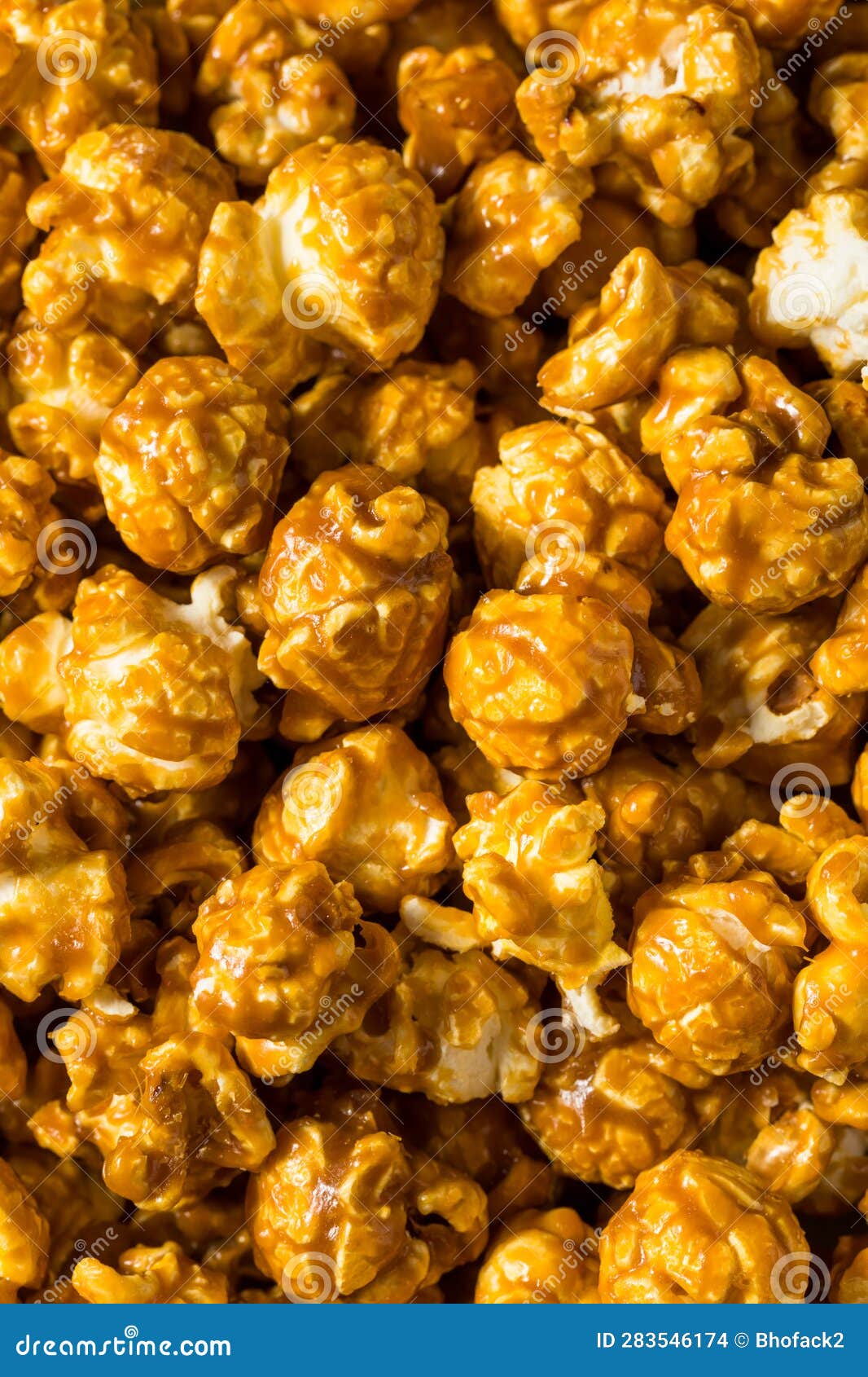 Homemade Caramel Pop Corn stock photo. Image of caramelcorn - 283546174