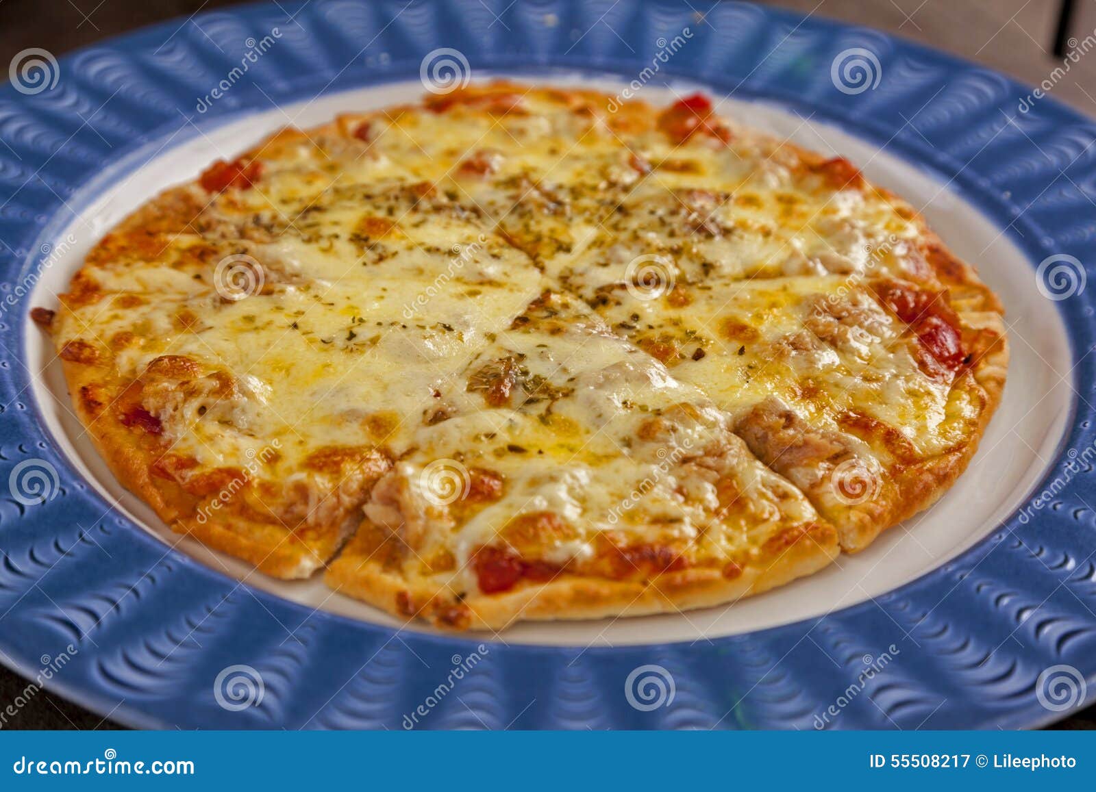 Homemade Cheese Pizza. stock image. Image of hearty, healthy - 55508217