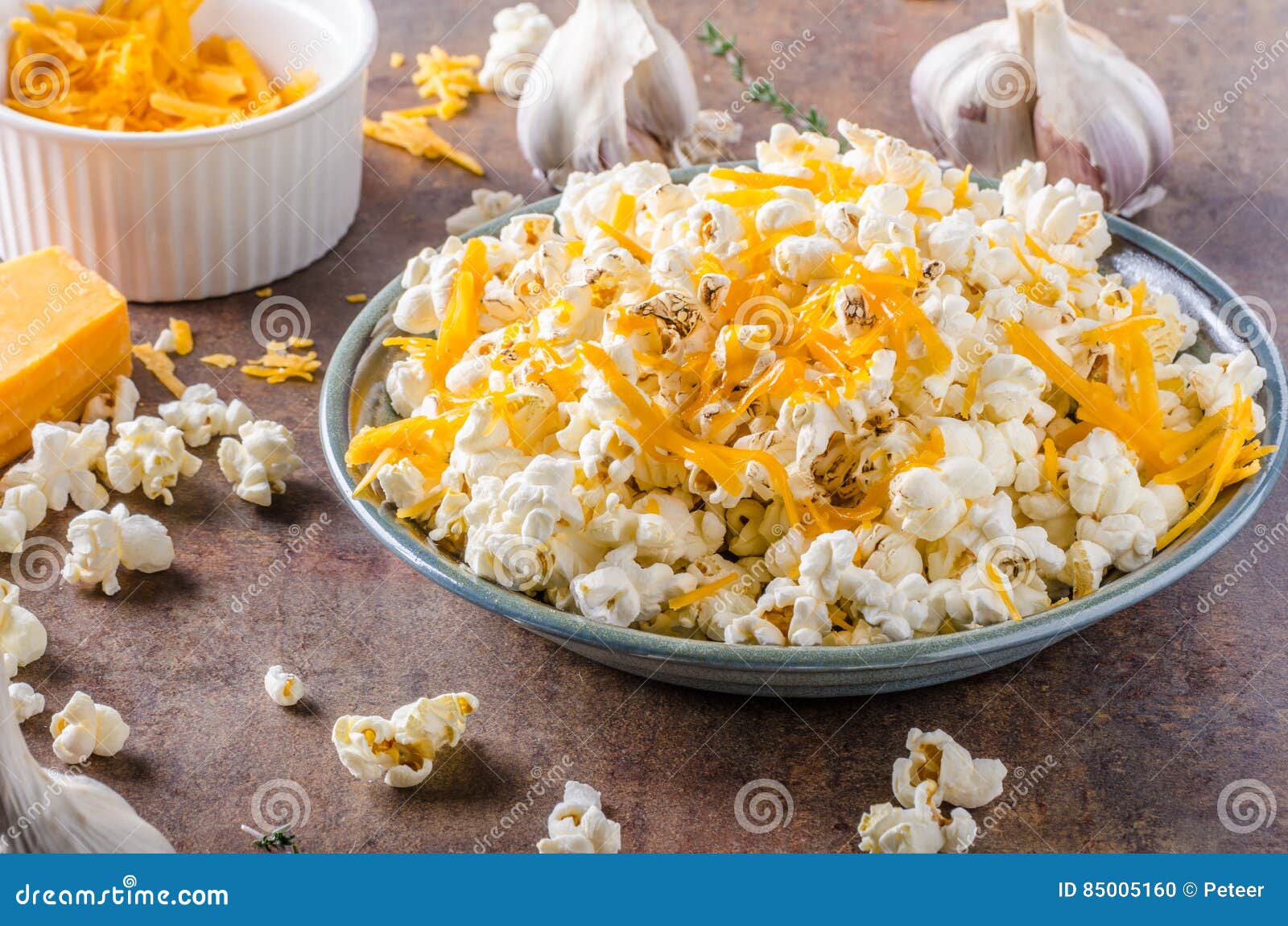 Homemade cheese popcorn stock photo. Image of food, homemade - 85005160