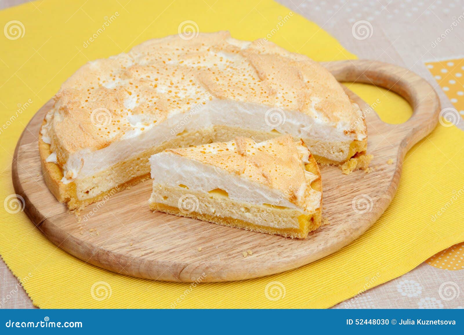 Homemade cheesecake stock photo. Image of diet, meringue - 52448030