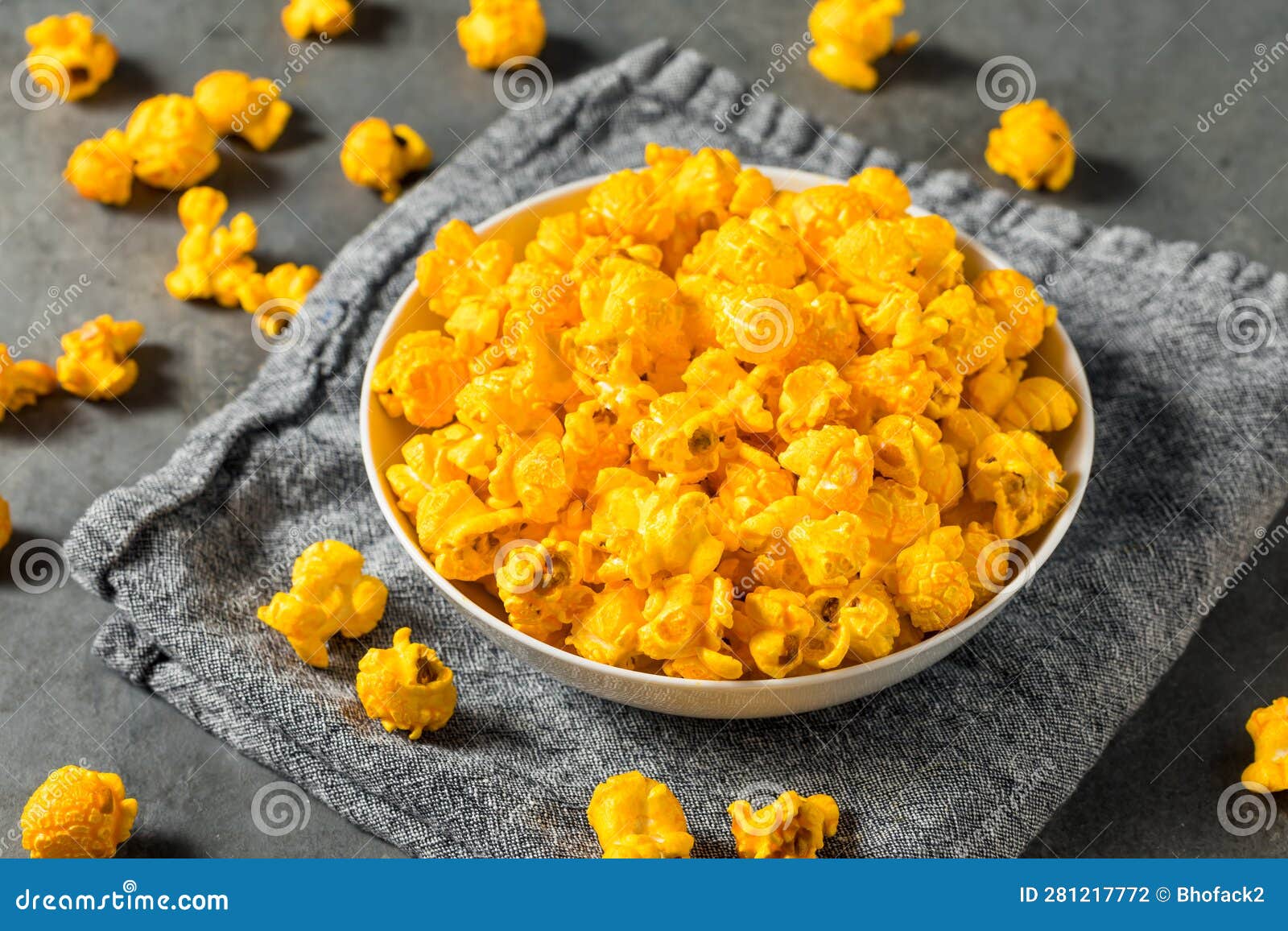 Homemade Cheesey Pop Corn stock photo. Image of delicious - 281217772
