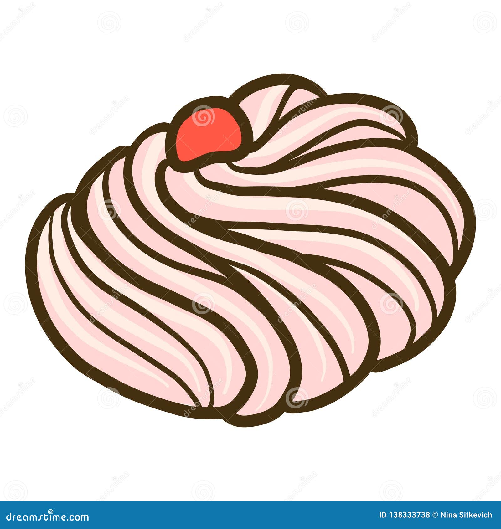 Homemade Cherry Cookie Icon, Hand Drawn Style Stock Vector ... Homemade Cherry Cookie Icon, Hand Drawn Style Stock Vector ...