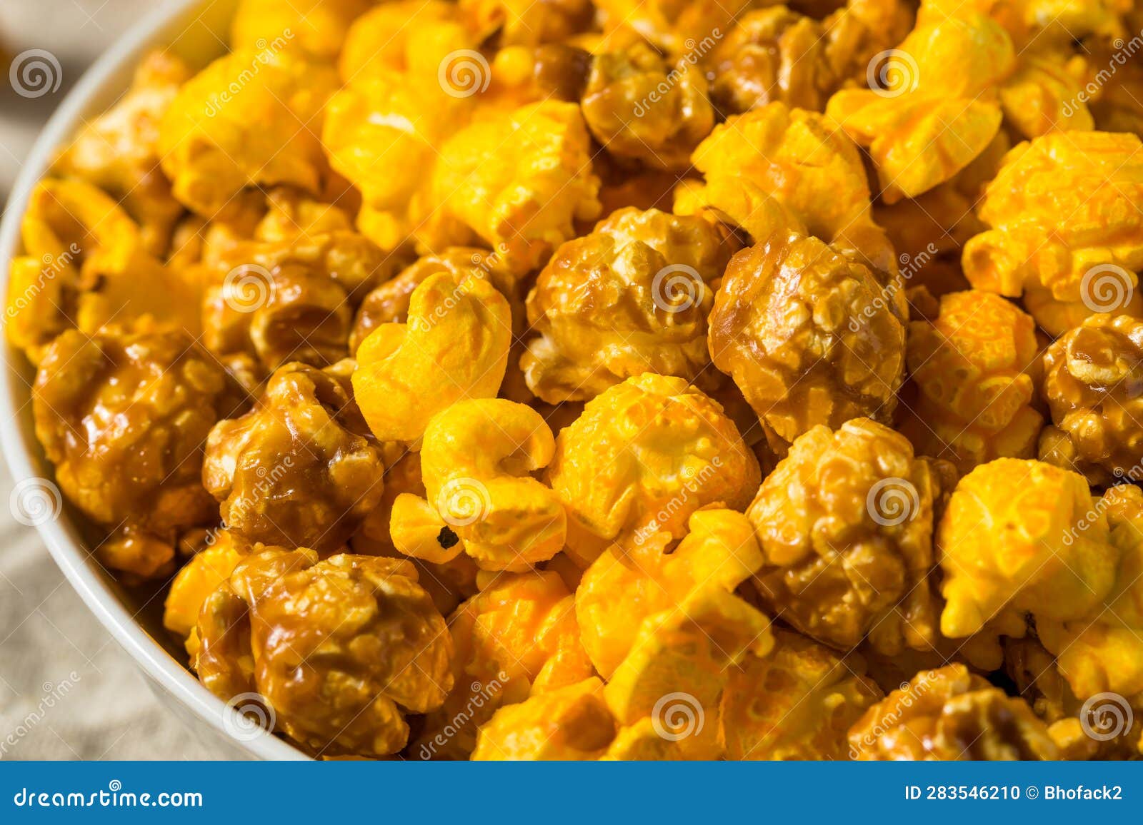 Homemade Chicago Popcorn Mix Stock Photo - Image of cheddar, snack ...