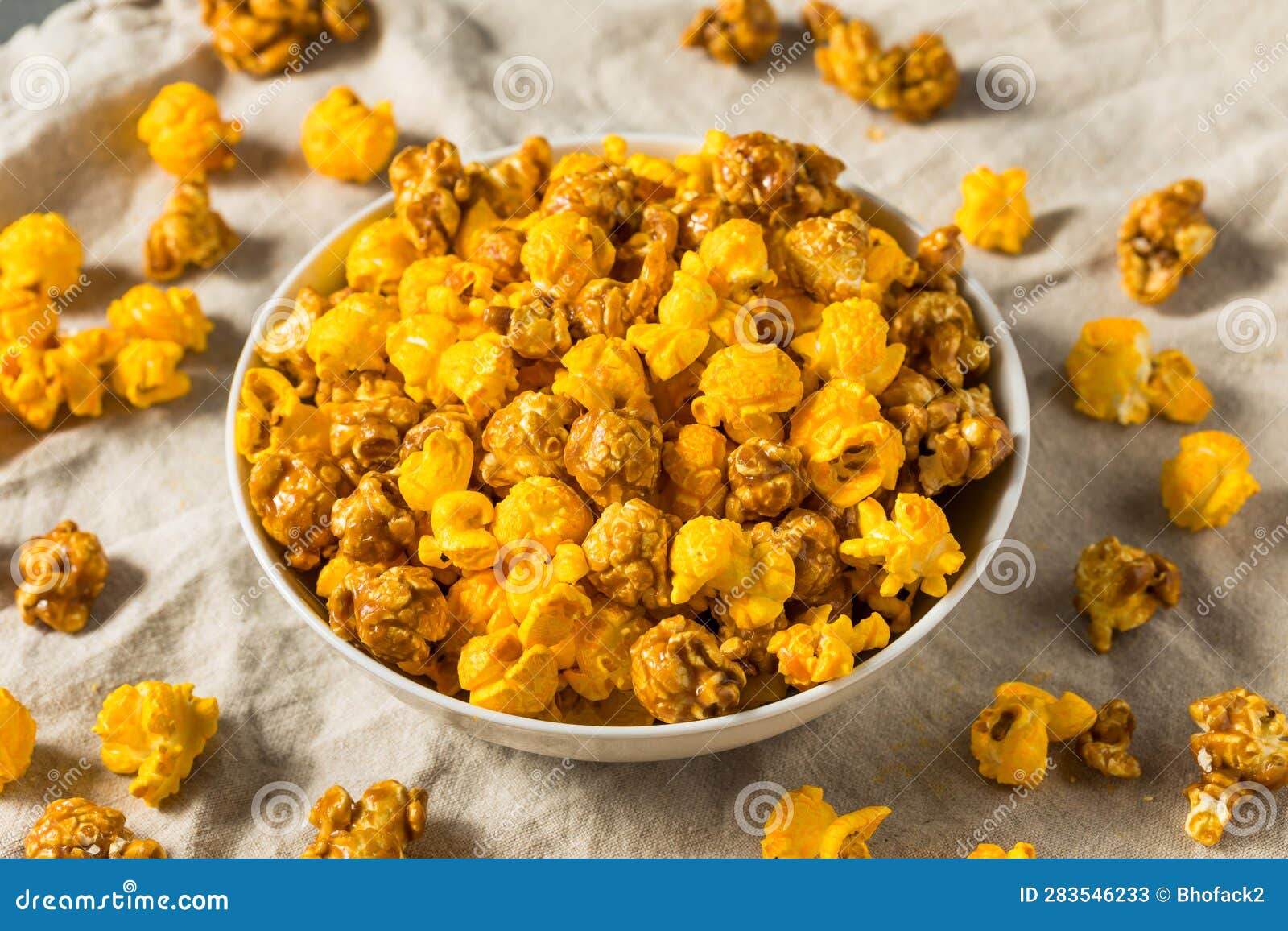 Homemade Chicago Popcorn Mix Stock Image - Image of cheddar, salt ...