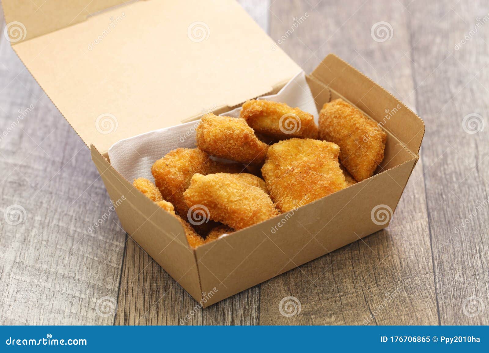 Homemade chicken nuggets stock image. Image of crunchy - 176706865