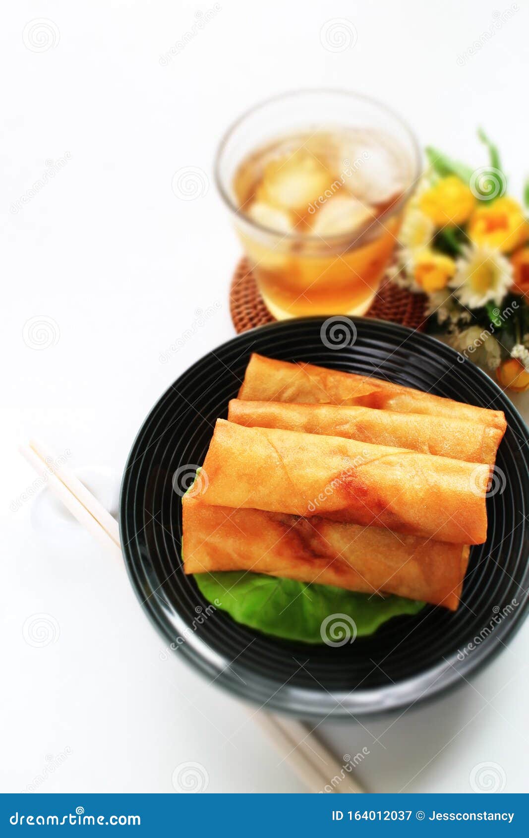 Homemade Chinese Dumpling, Spring Roll Stock Image - Image of asian ...