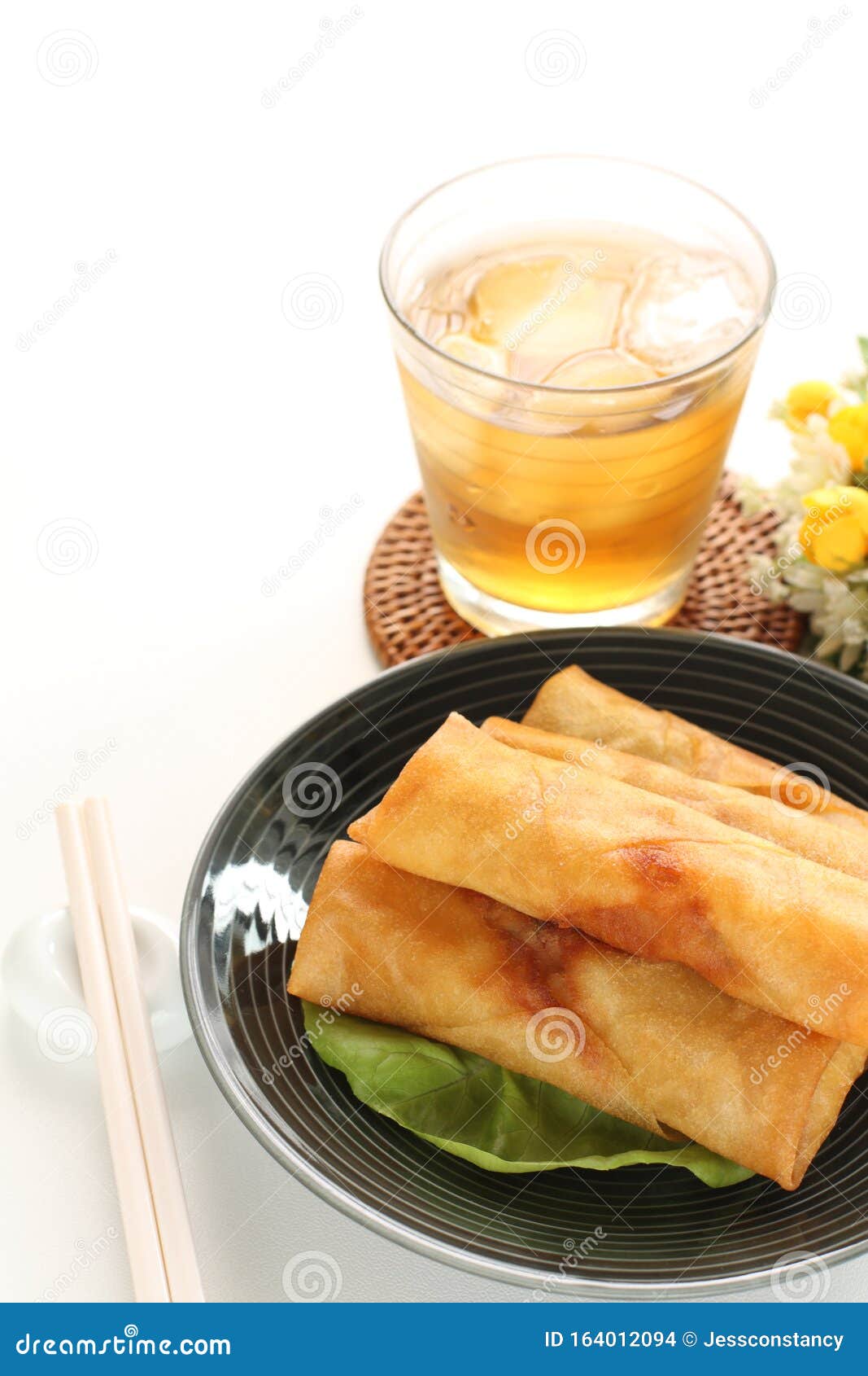 Homemade Chinese Dumpling, Spring Roll Stock Photo - Image of food ...