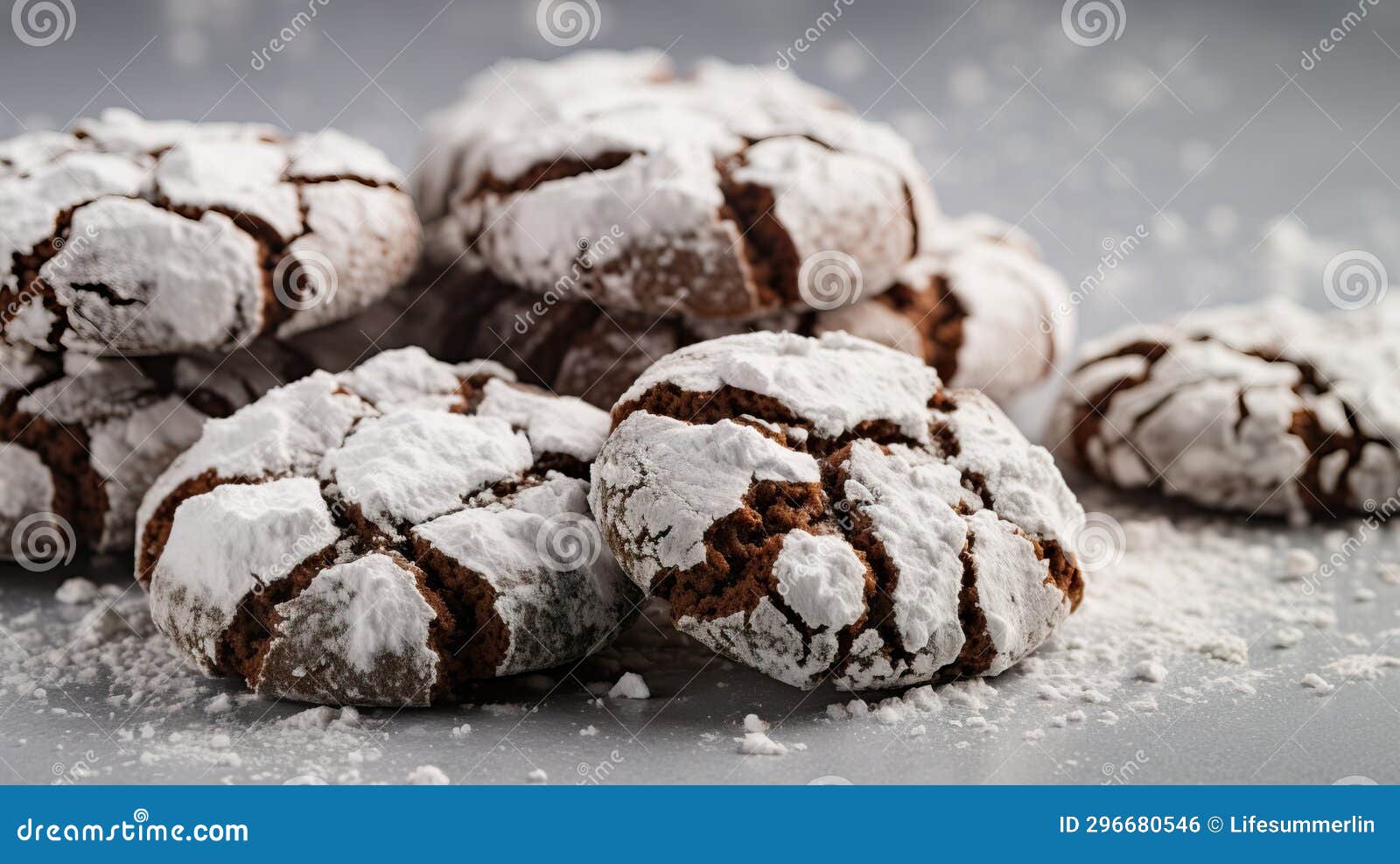 Homemade Chocolate Crispy Cookies Delight Stock Photo - Image of yummy ...