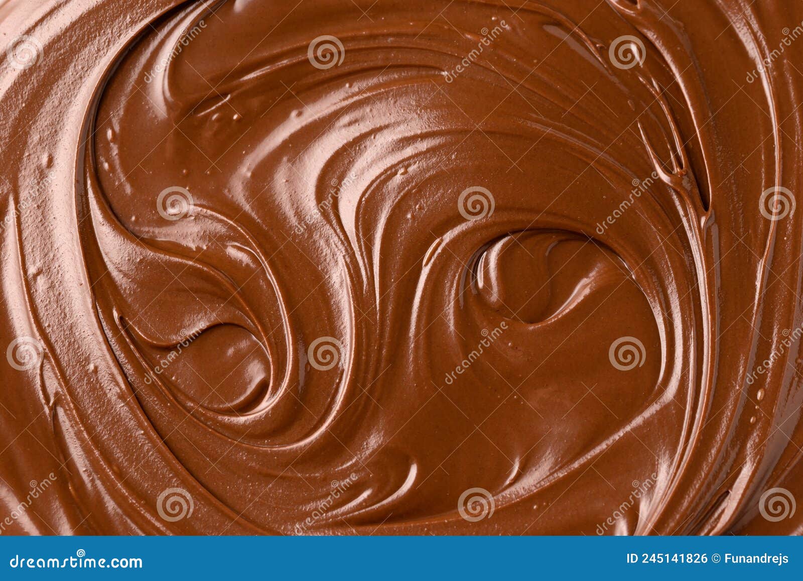 Homemade Chocolate Hazelnut Spread Background, Texture, Macro Stock ...